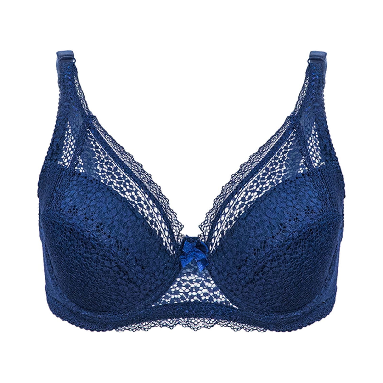 Women's Bras Solid Lace Lingerie Bras Plus Size Underwear Bralette Bras ...
