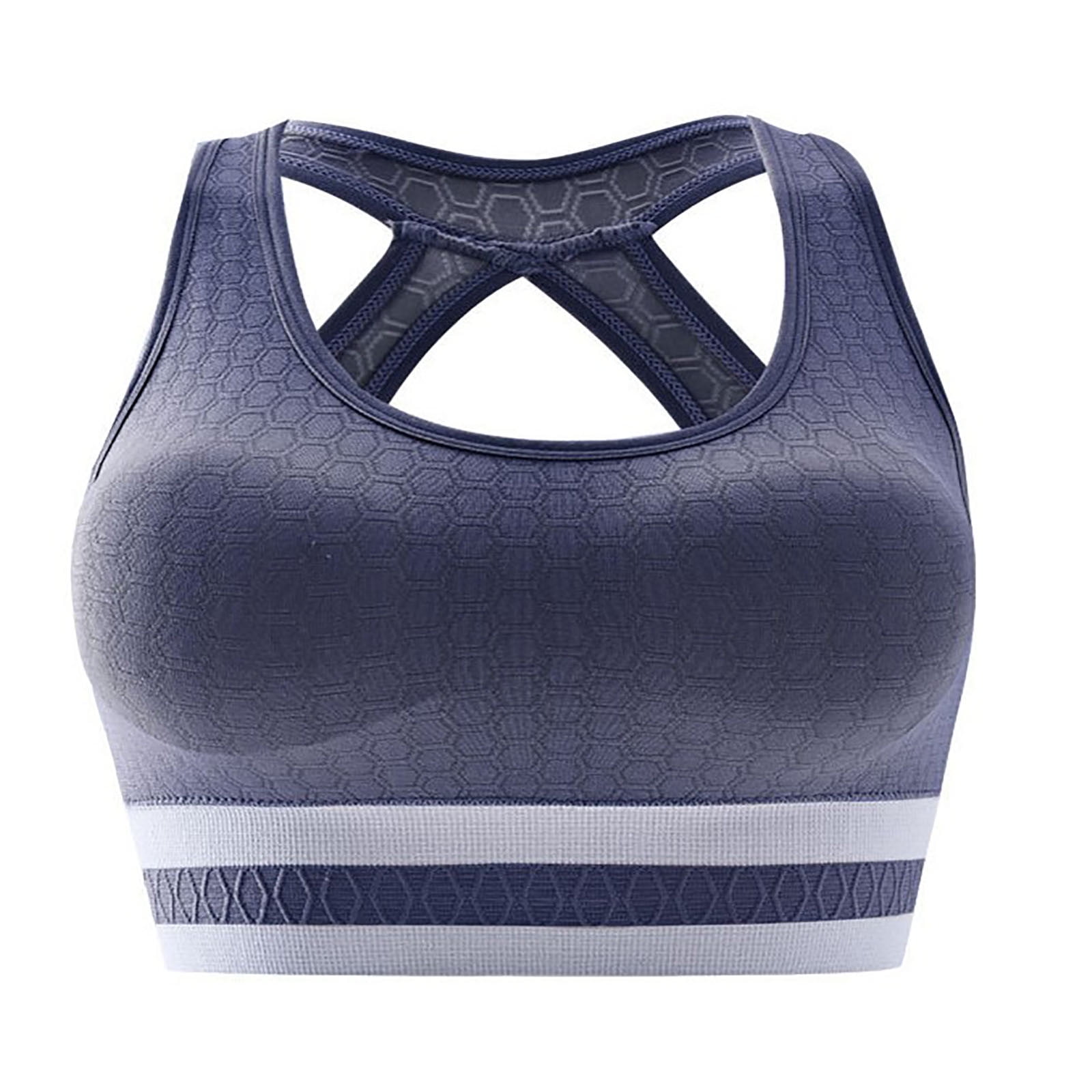 Women's Classic T-Shirt Bra No Underwire Bra Feature V-Neck Training ...
