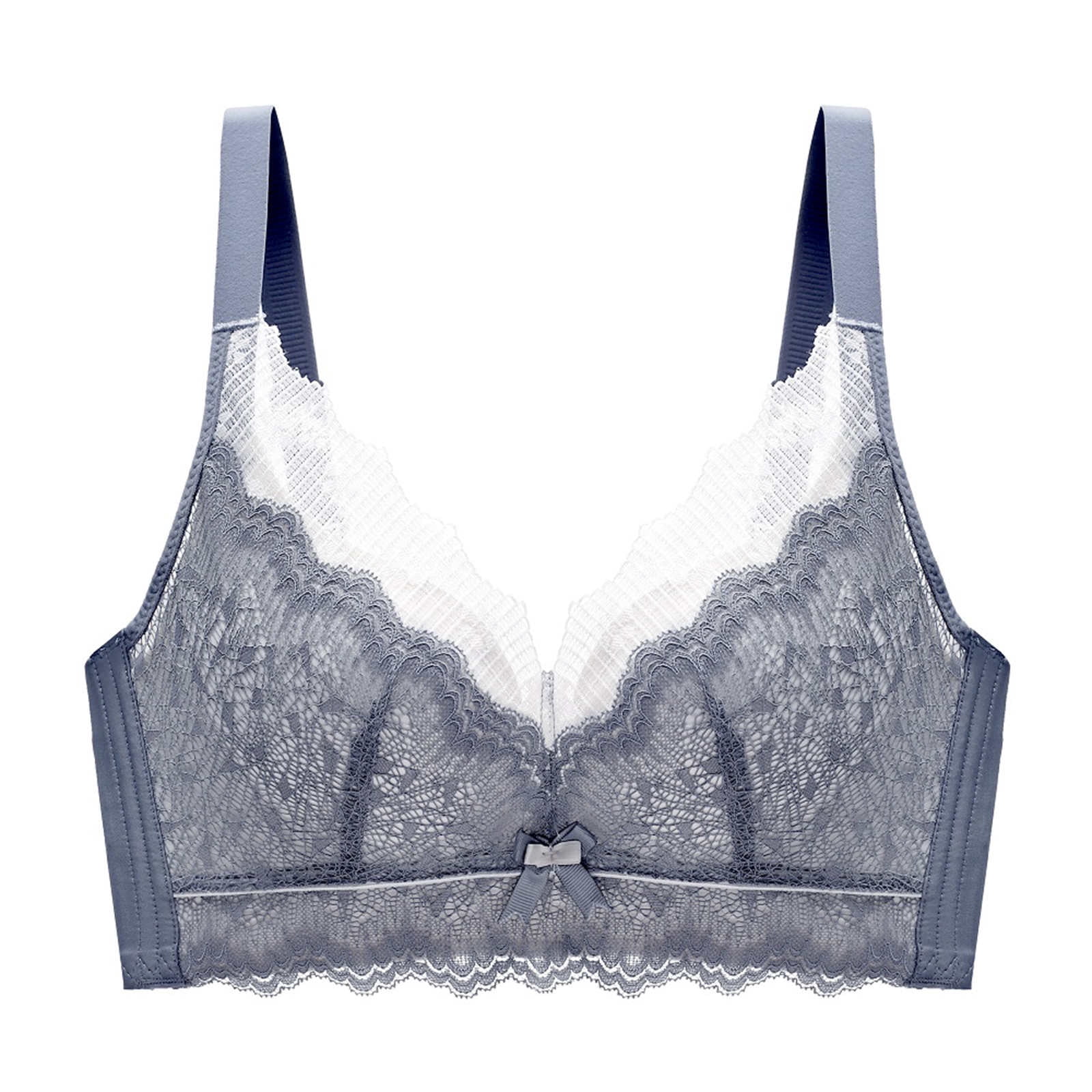 Mallwal Women's Seamless Sports Bra Ladies Comfortable Breathable No Underwire Lace Push up Bra ...