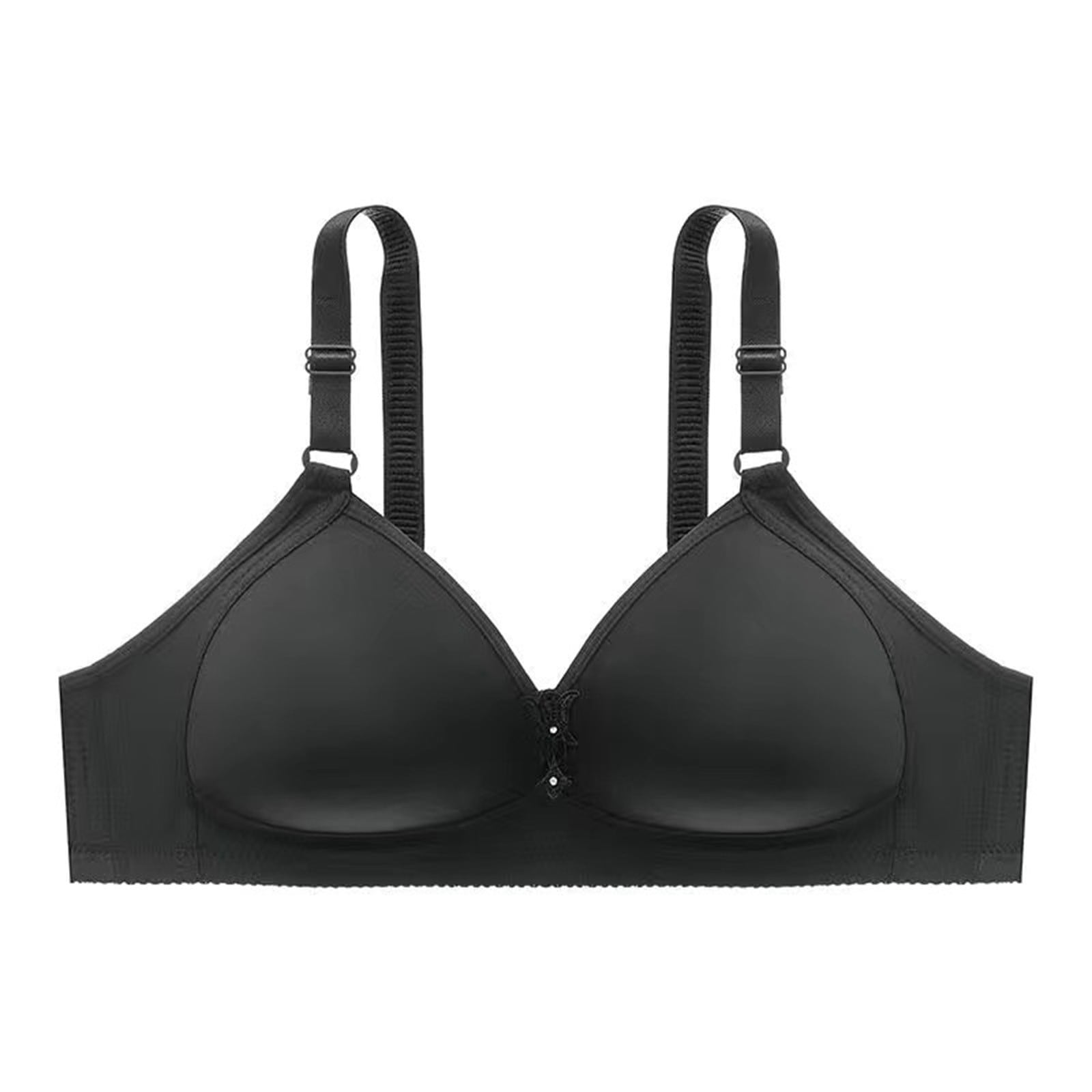 Women's Spaghetti Strap Bra Lightly Lined Bra Feature V-Neck Push-up ...