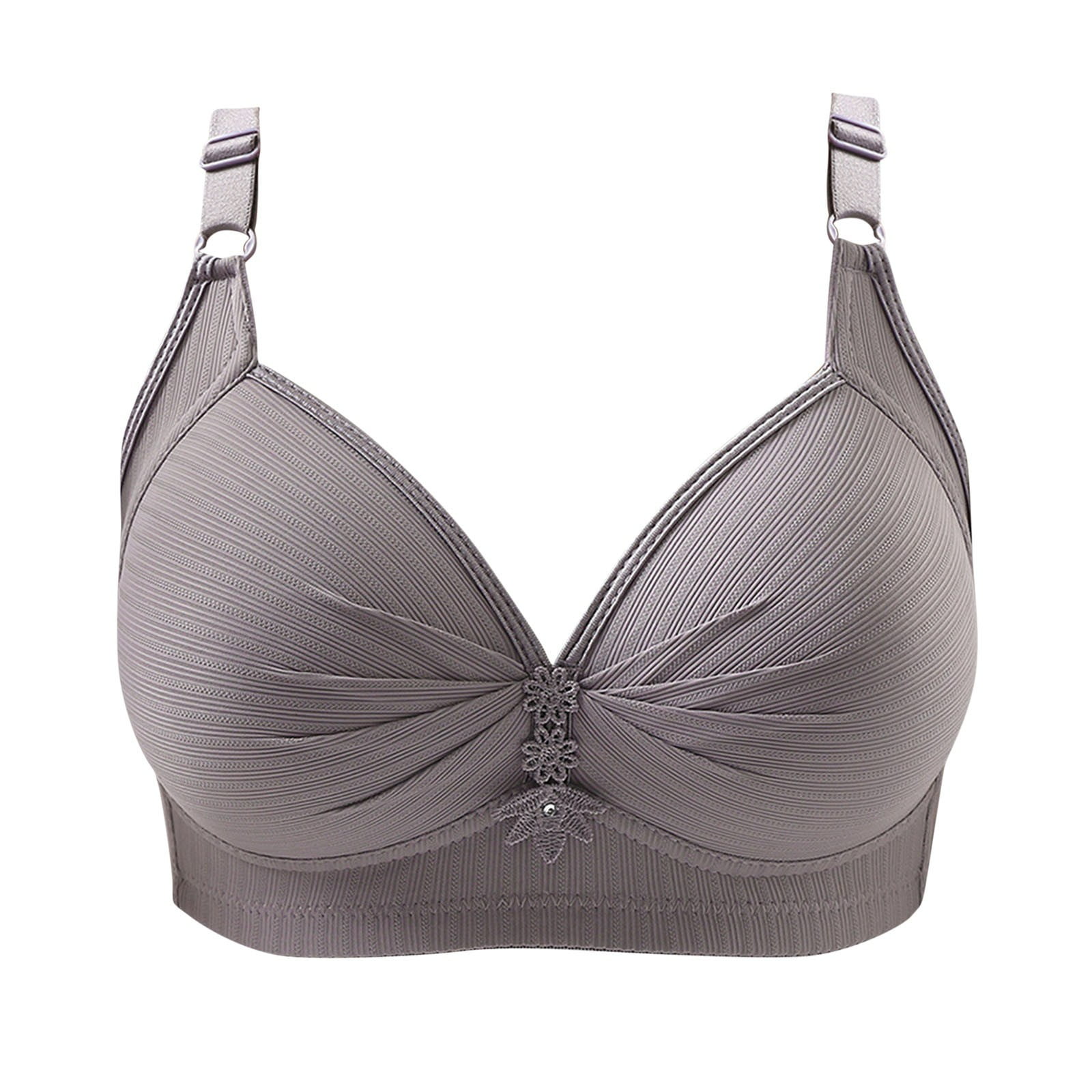 Womens Bralettes Lightly Lined Bra Feature V-Neck Balconette Bra Style ...