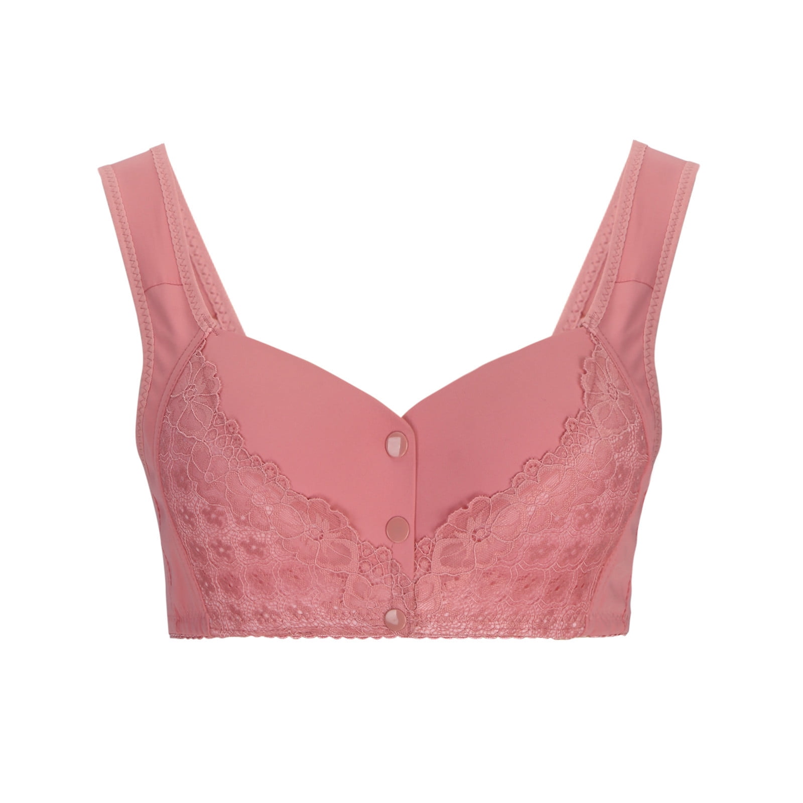 Womens Bras No Underwire Full-Coverage Bra Feature V-Neck Strapless Bra ...