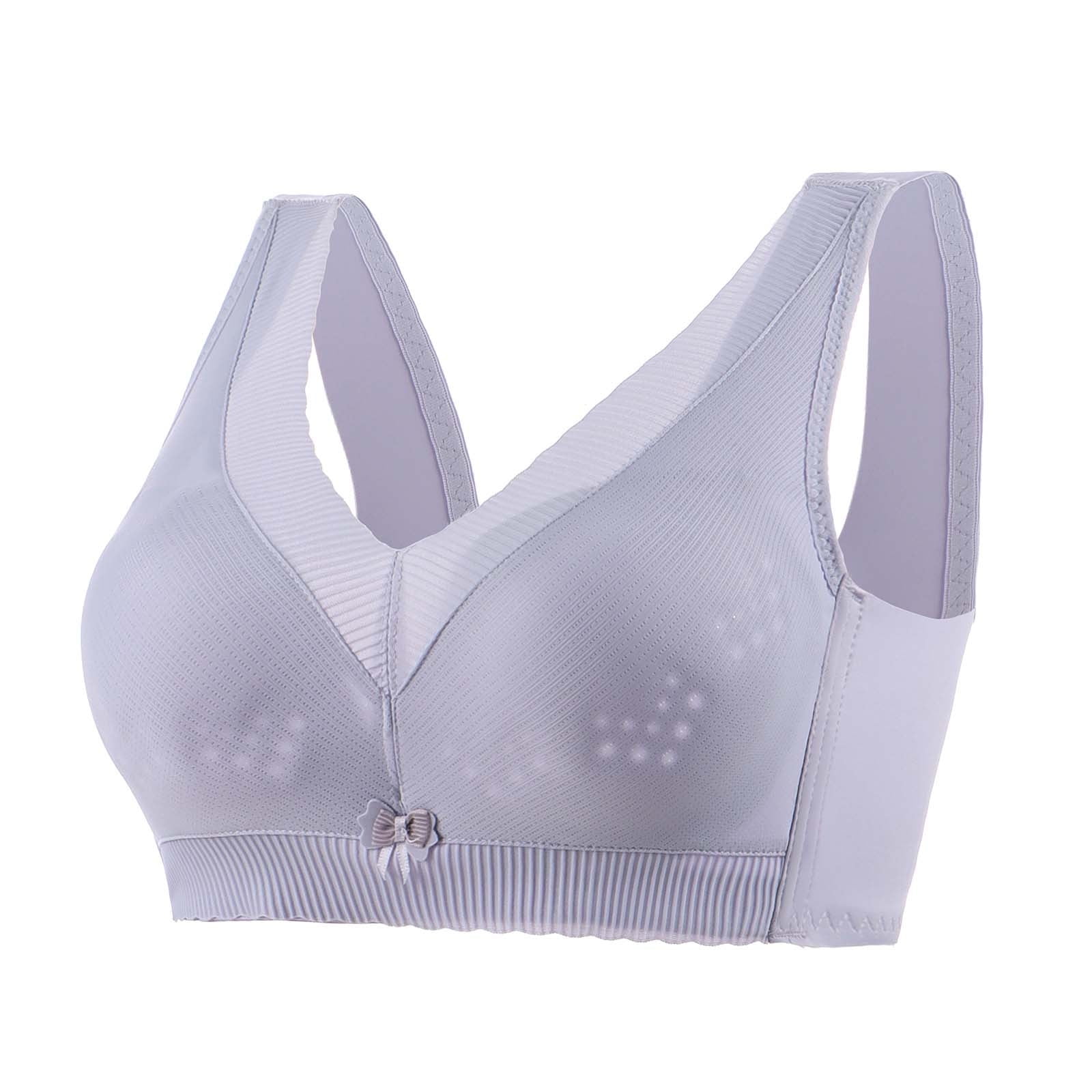 Womens Bras Plus Size Padded Bra Feature V-Neck Full-Figure Bra Style W ...