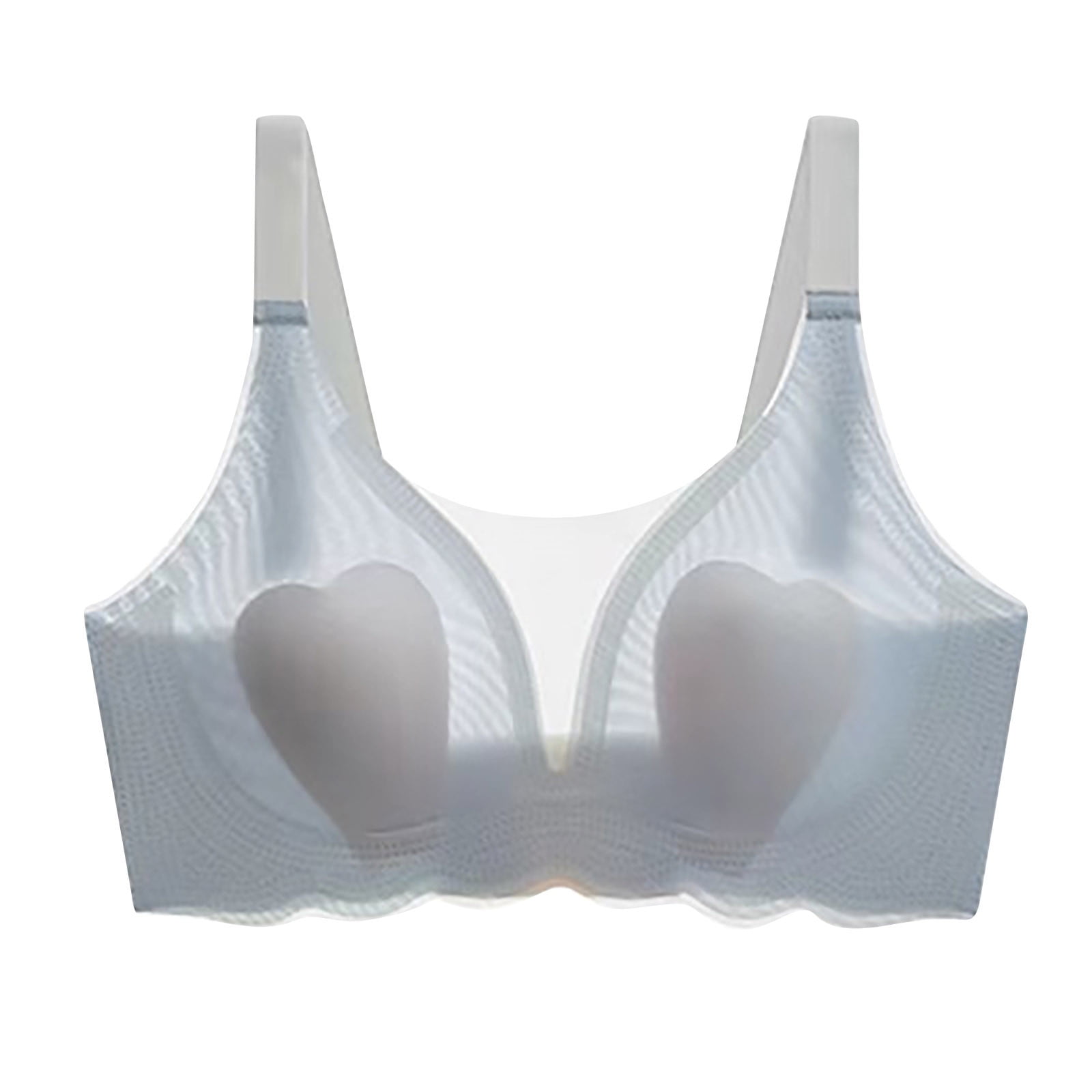 Womens Bras Pullover Bra Feature V-Neck Balconette Bra Style W-603 Gray ...