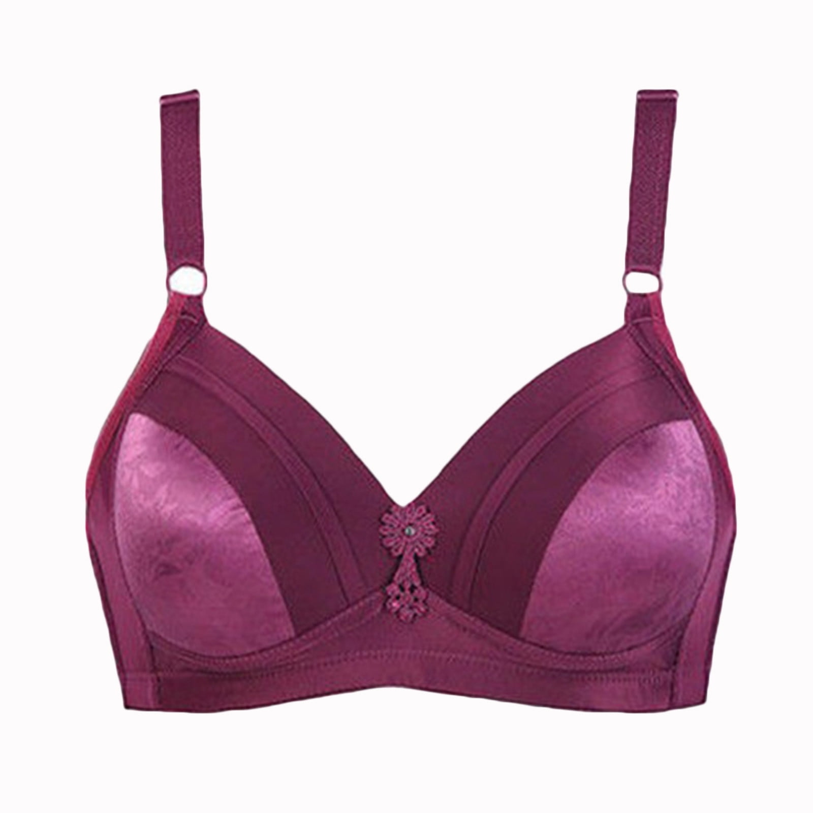 Womens Sport Bras Full-Coverage Bra Feature V-Neck Longline Bra Style W ...