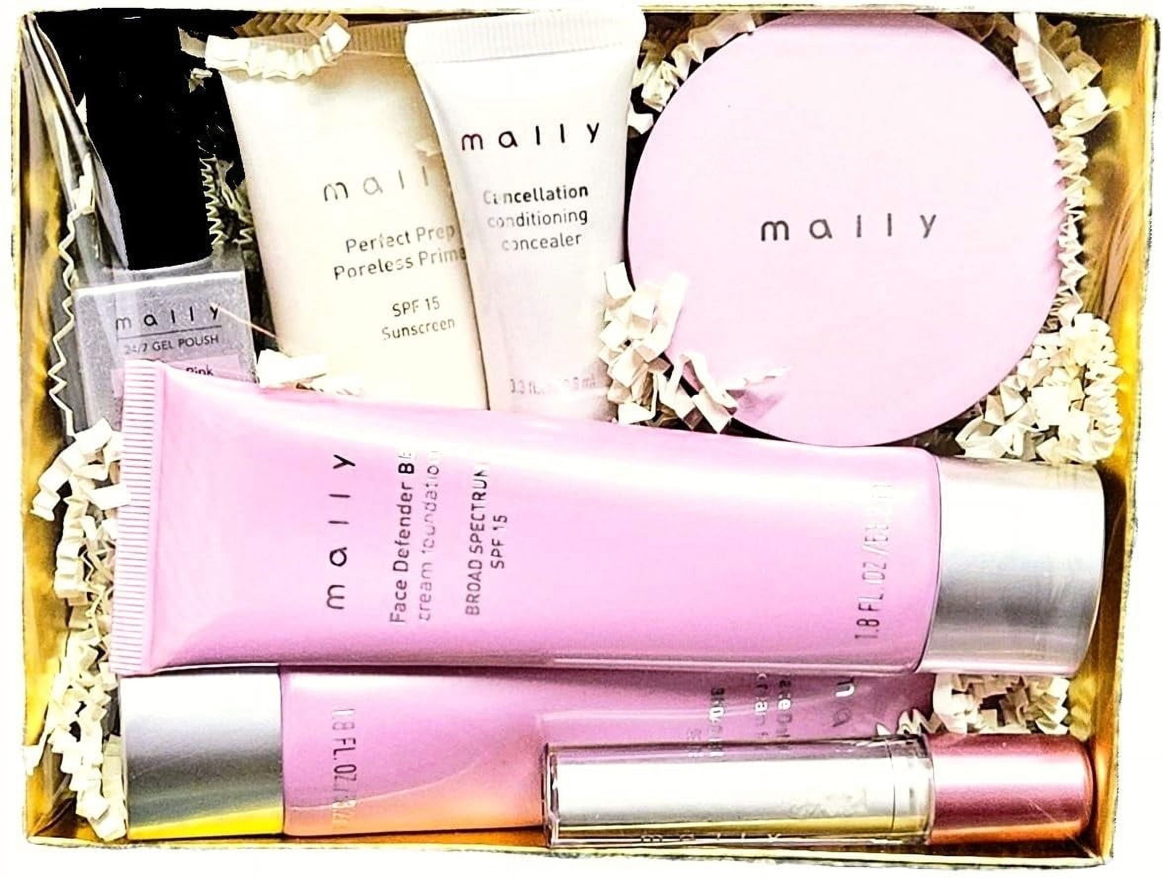 Mally Makeup Kit 12 Pc Gift Set - BB Cream Foundation Poreless Primers Concealers Nail Polish ...
