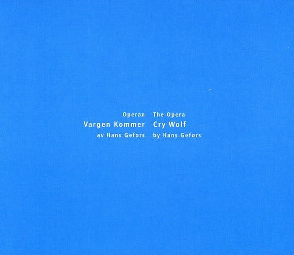 Malm Opera Orchestra - Opera Cry Wolf - Music & Performance - CD ...