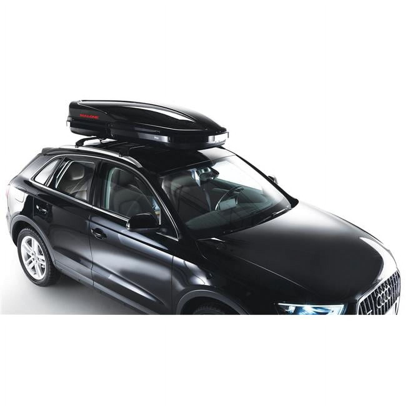 Malone Auto Racks MPG911 Profile18B Rooftop Cargo/Ski Box, Black, 18 Cu ...
