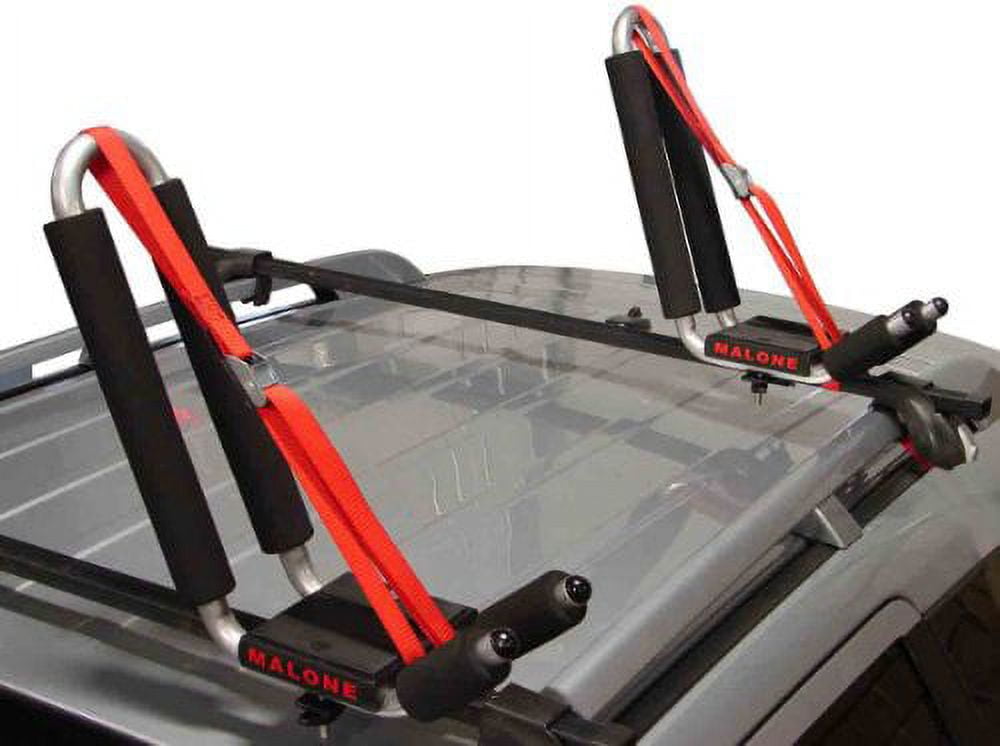 Malone J-Pro 2 J-Style Universal Car Rack Kayak Carrier with Bow and ...