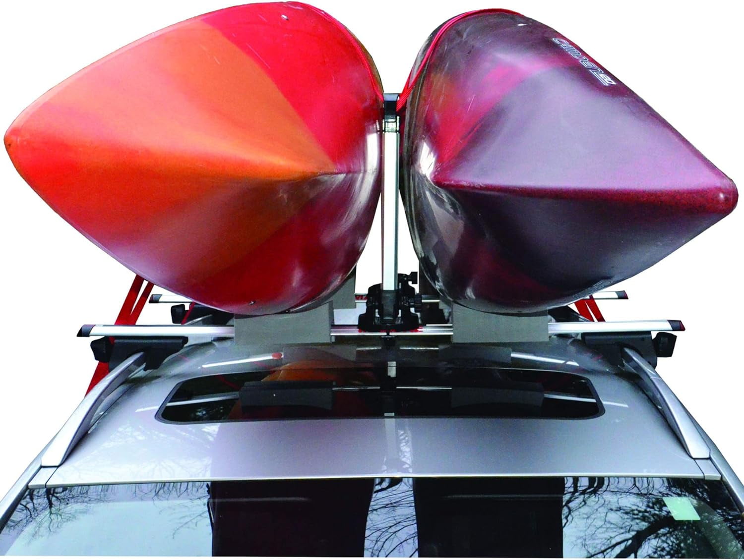 Malone Stax Pro2 Universal Car Rack Folding Kayak Carrier (2 Boat ...