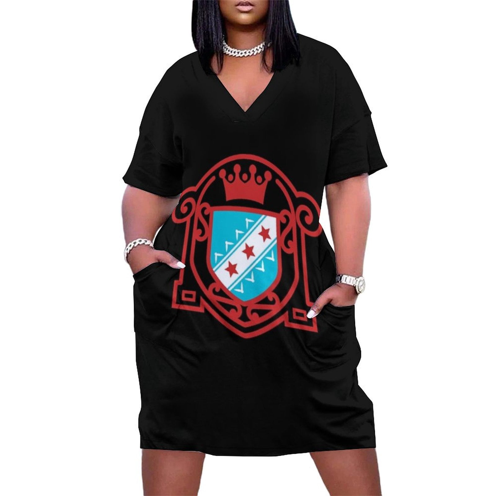 Malort Classic Logo Loose Pocket Dress summer dress loose summer dress ...