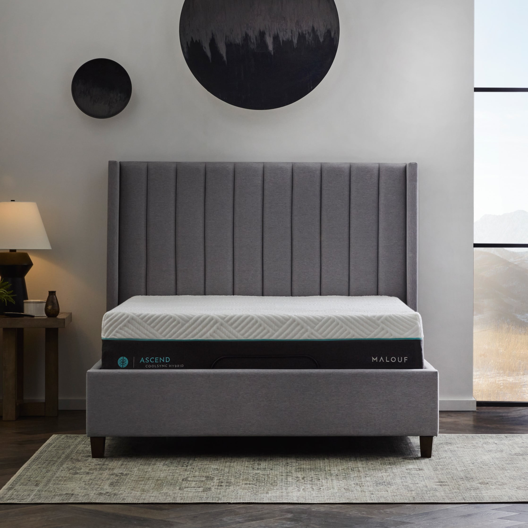 Malouf Ascend Coolsync Hybrid Mattress, Full Size, Ultra Supportive ...