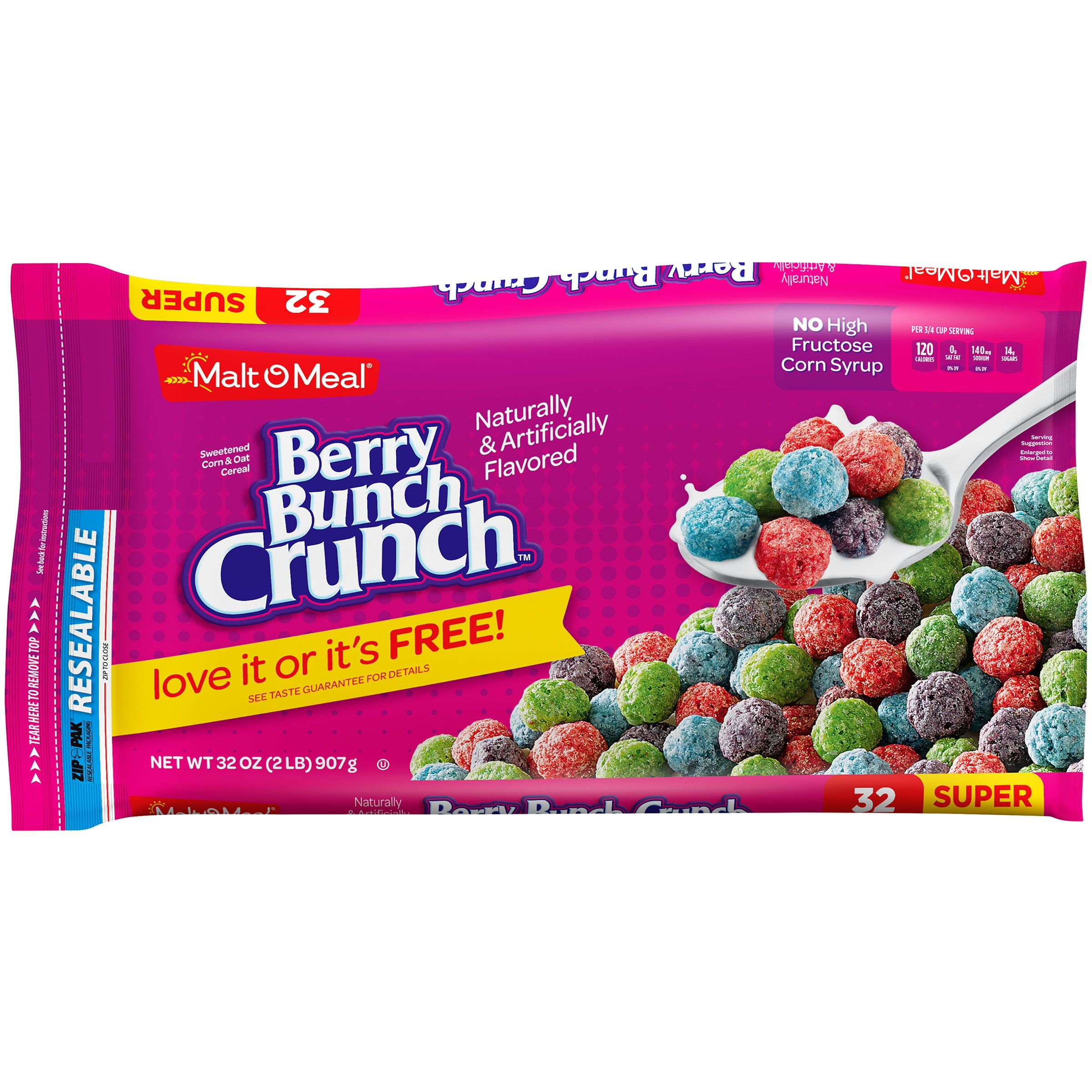 Malt-o Meal Mom Berry Bunch Crunch 32oz - Walmart.com
