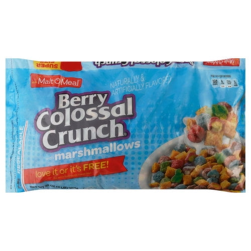 Malt O Meal Berry Colossal Crunch With Marshmallows - Walmart.com