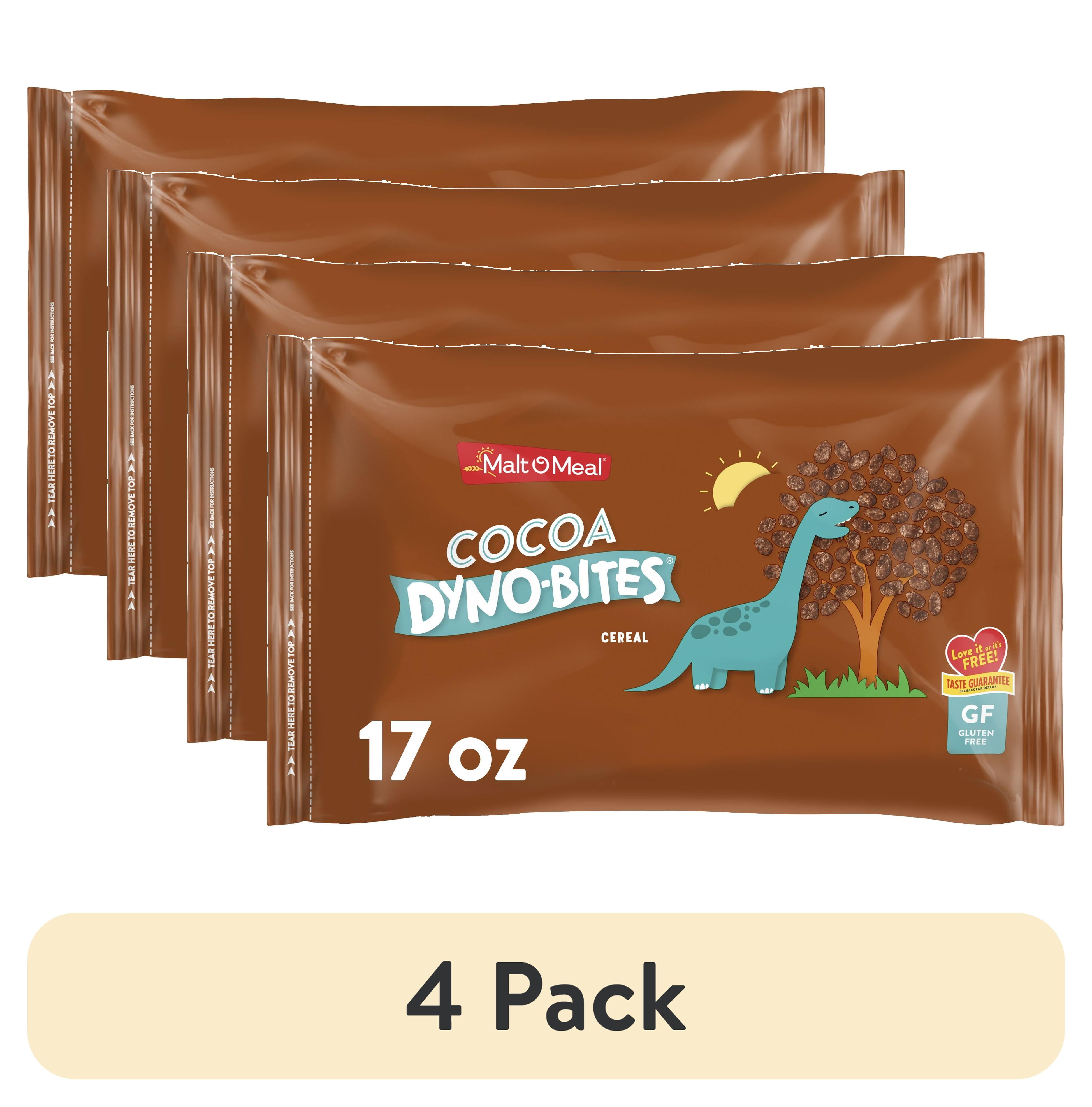 (4 pack) Malt-O-Meal Cocoa Dyno Bites Gluten Free Breakfast Cereal ...