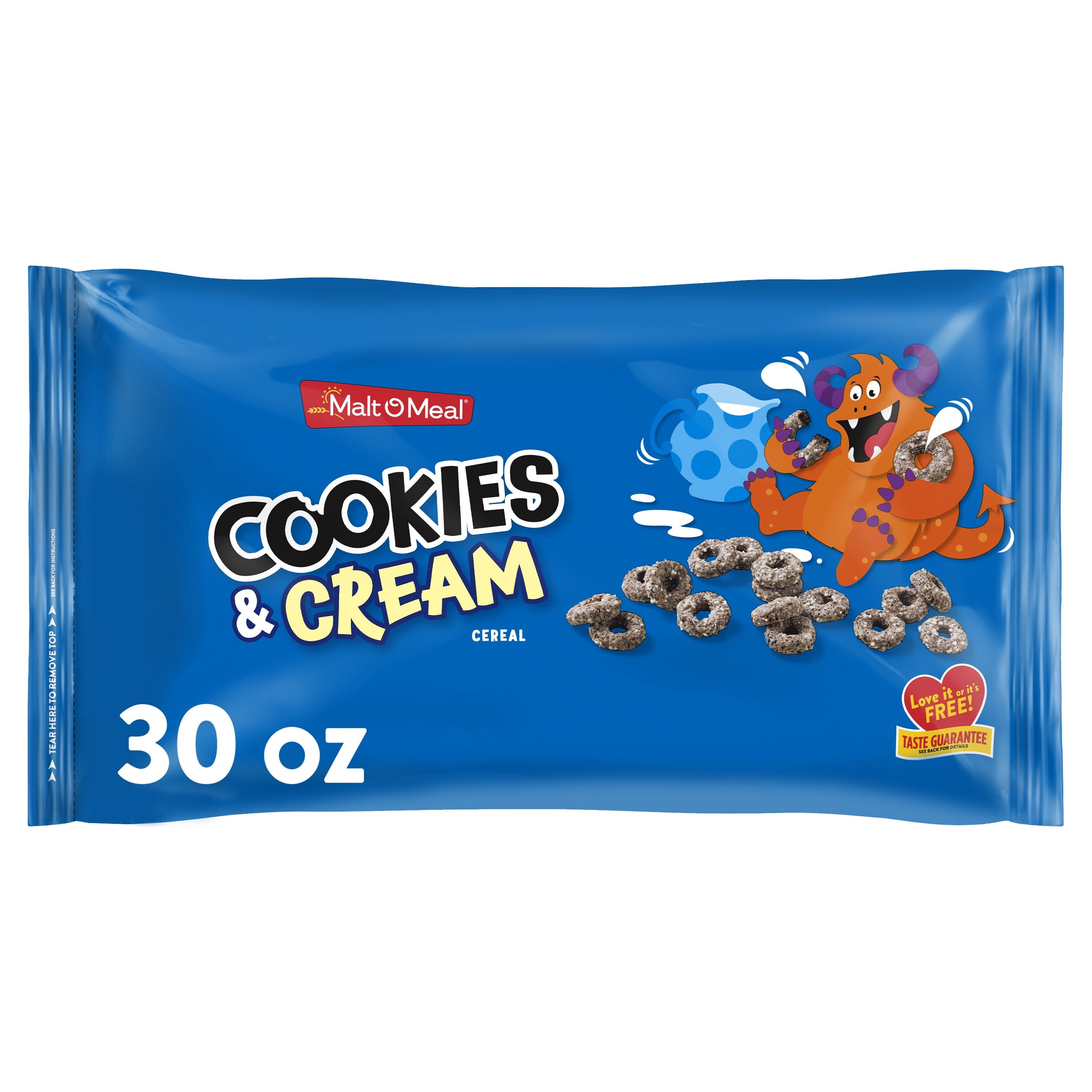 Malt-O-Meal Cookies & Cream™ Kids Breakfast Cereal, Family Size Bulk ...