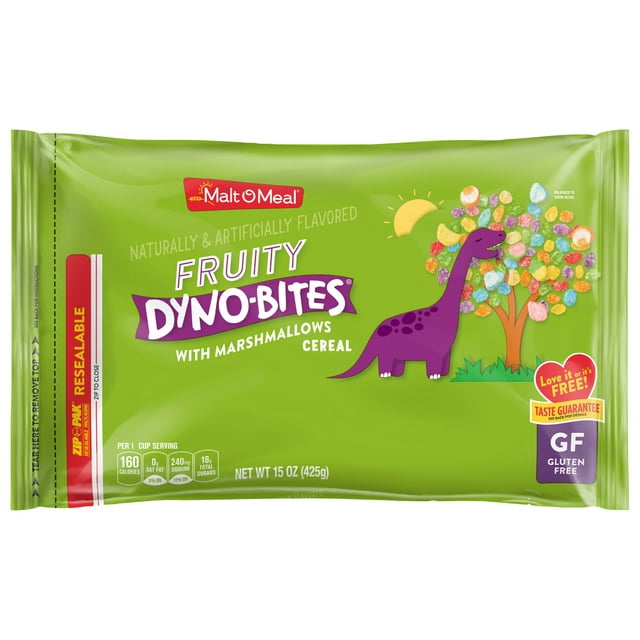 Malt-O-Meal, Crunchy Fruity Dyno-Bites with Marshmallows Breakfast ...