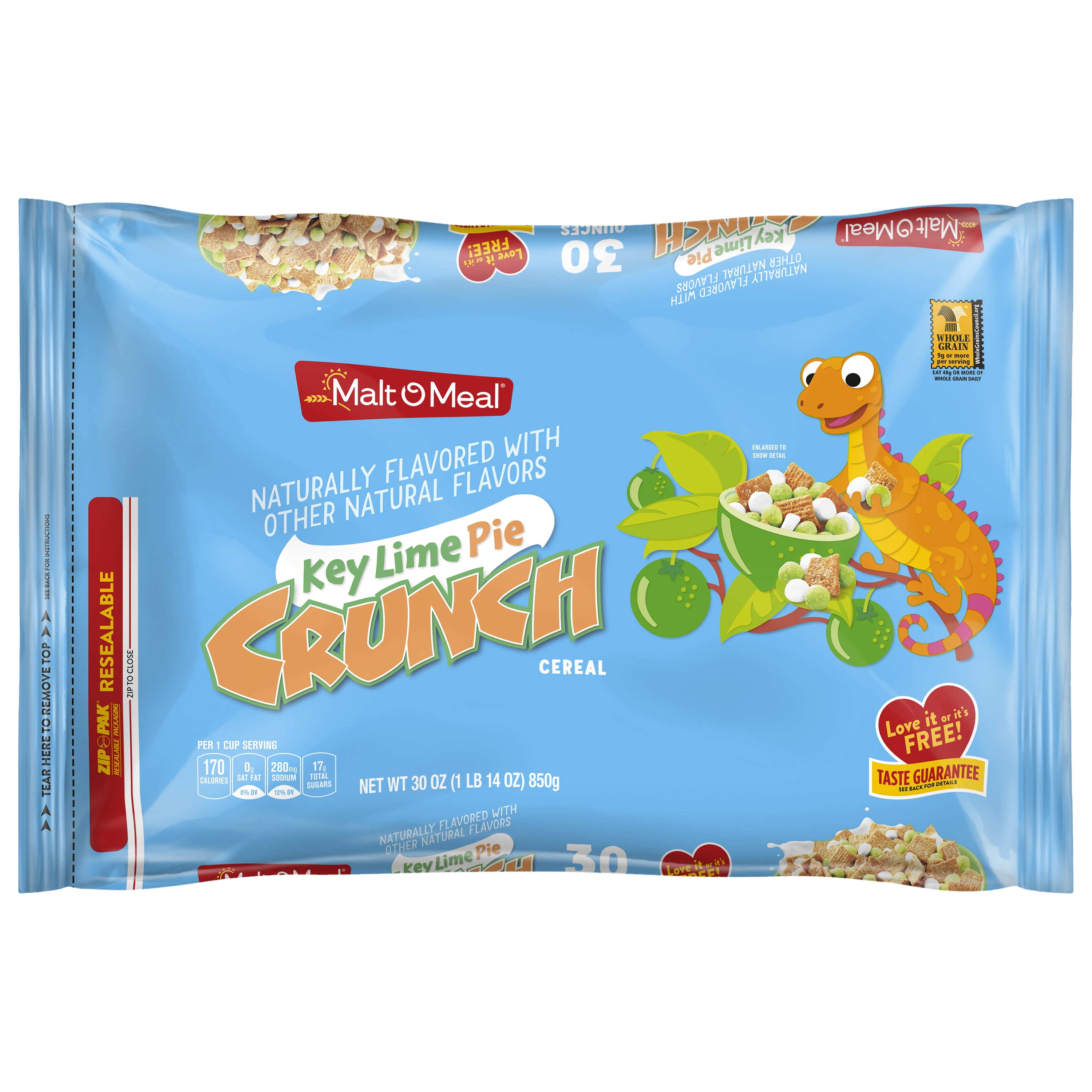 Malt-O-Meal Key Lime Pie Crunch Breakfast Cereal, Limited Edition, 30 ...