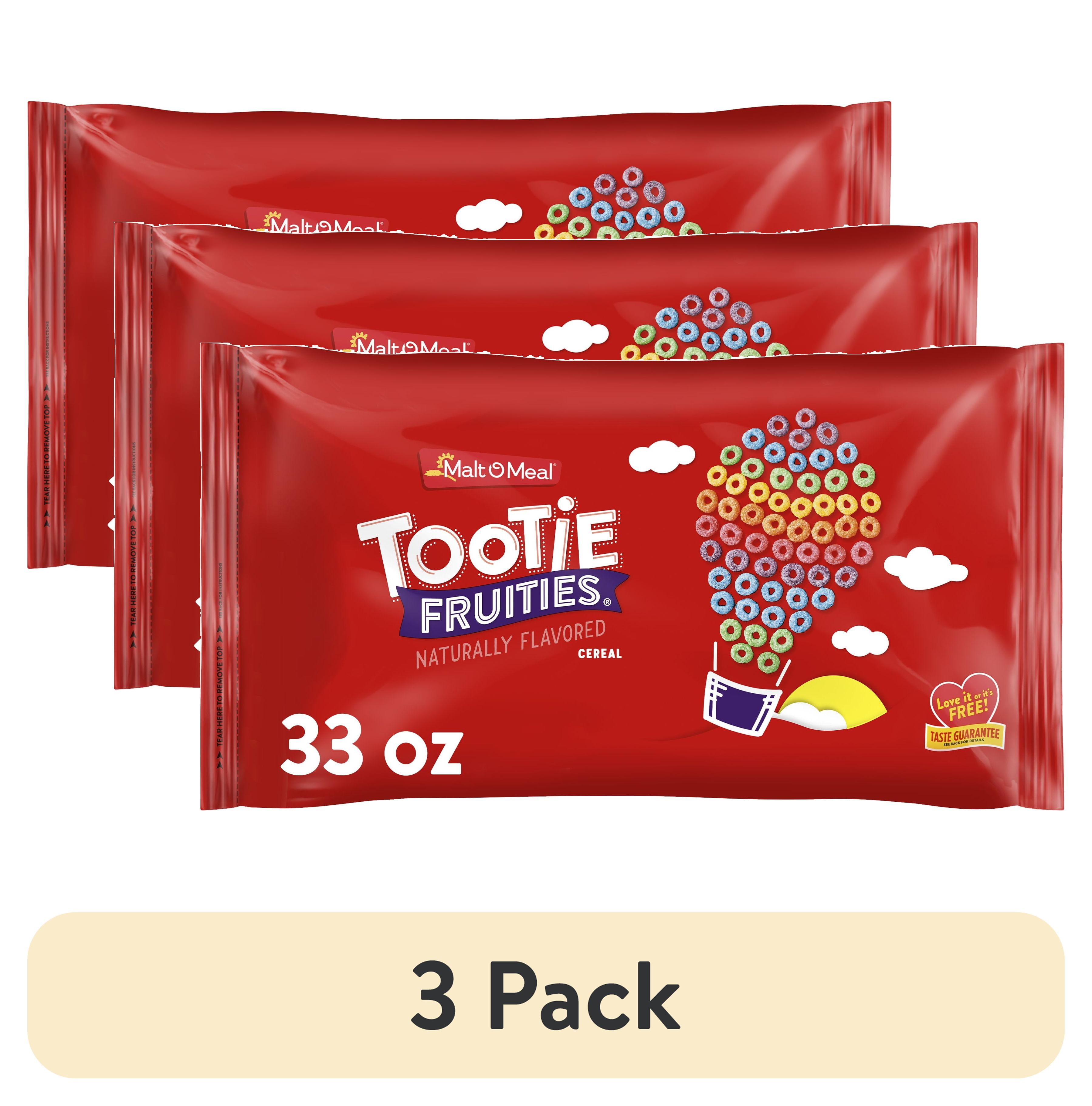 (3 pack) Malt-O-Meal Tootie Fruities Cereal, Fruity Breakfast Cereal ...