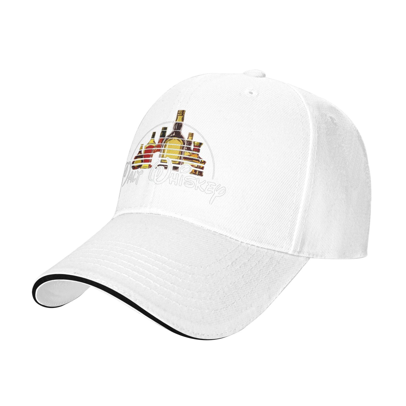 Malt Whiskey Baseball Caps Unisex Hats Classic Adjustable Sandwich Cap ...