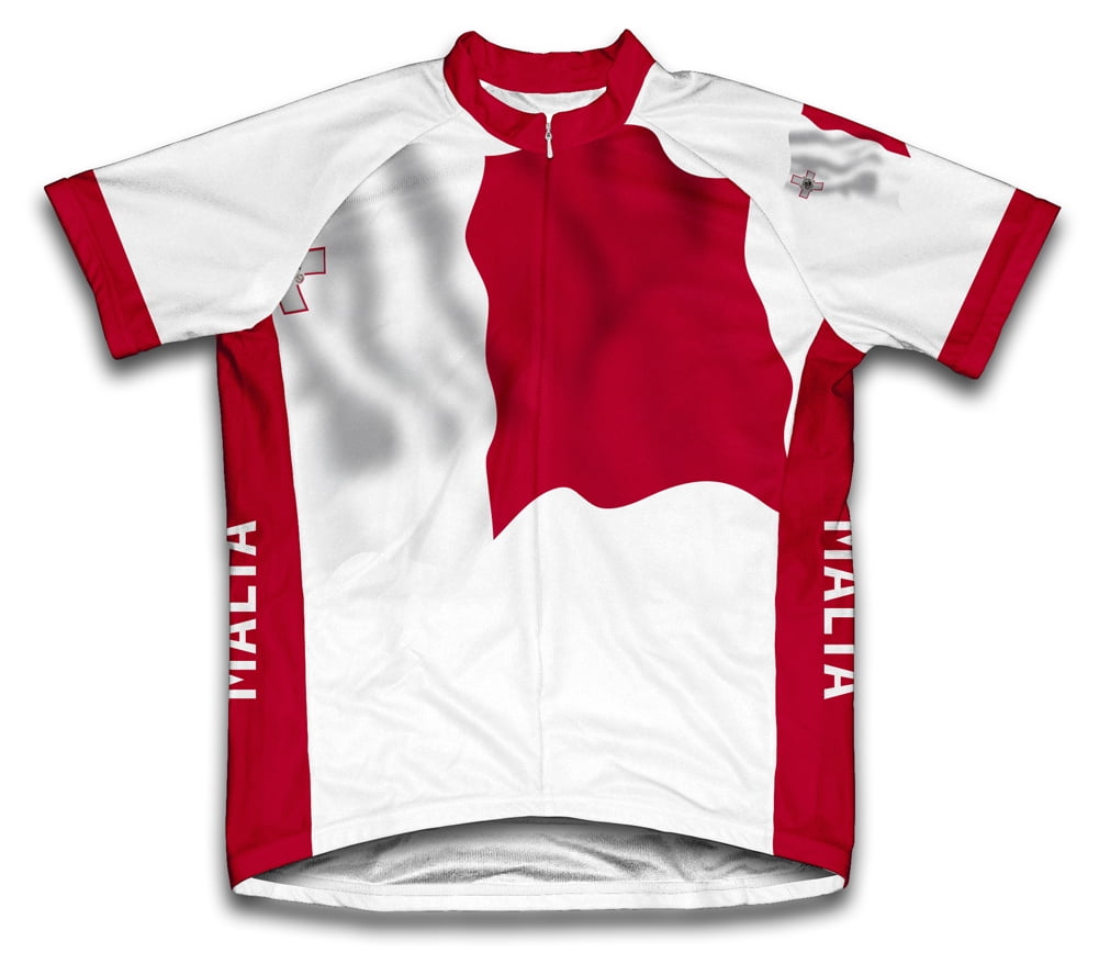 Malta Flag Short Sleeve Cycling Jersey for Women - Size XL - Walmart.com