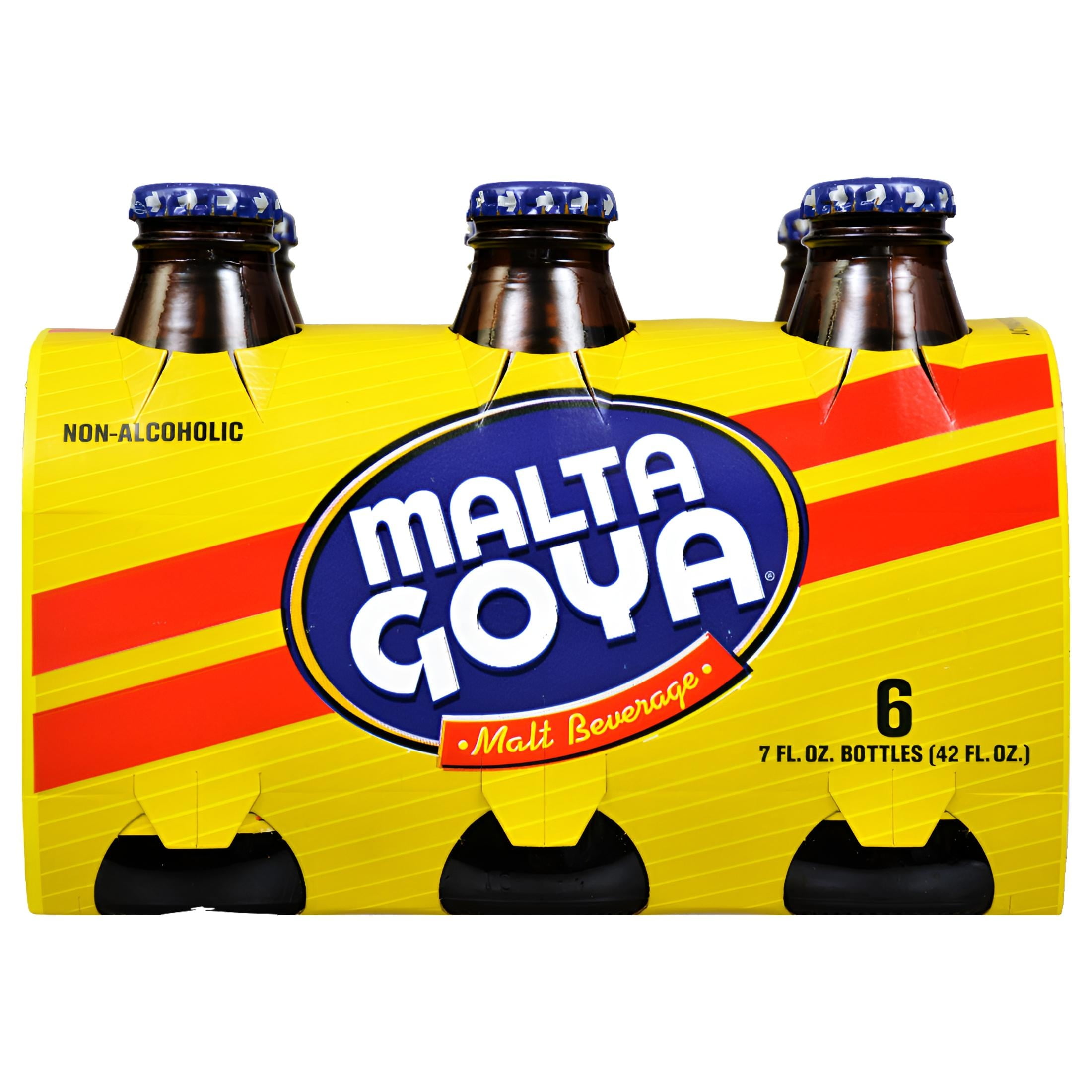 Goya Non-Alcoholic Malt Beverage, 7 Fl Oz, Pack of 6 - Walmart.com