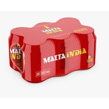 Malta India Non-Alcoholic Malt Beverage, 6 Pack, 7 fl oz Glass Bottles ...