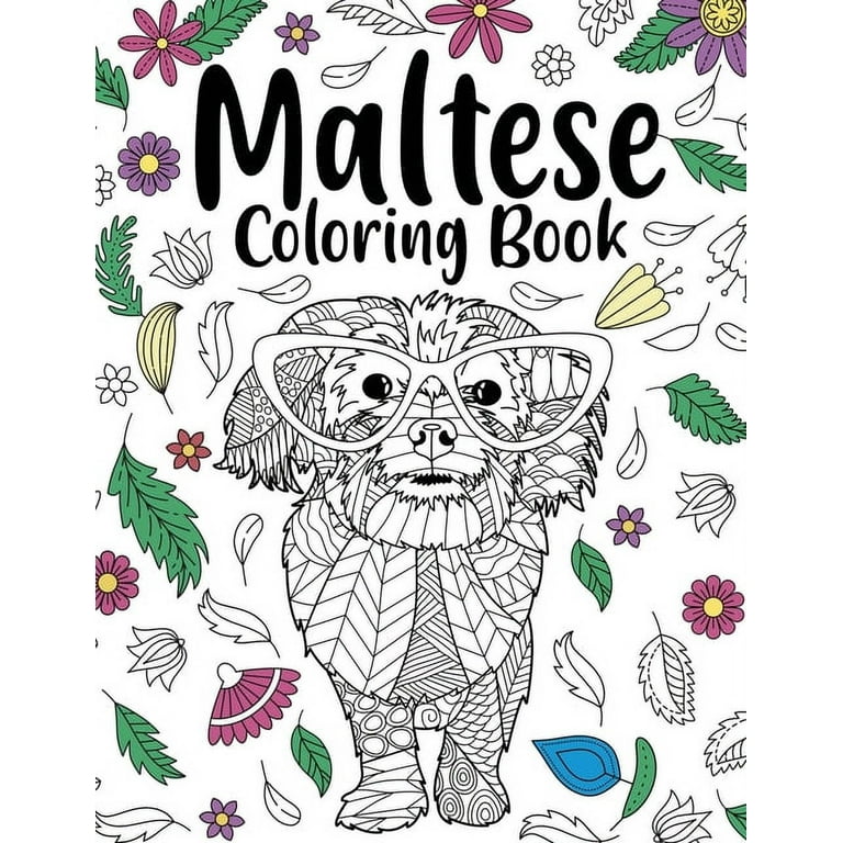 maltese coloring pages