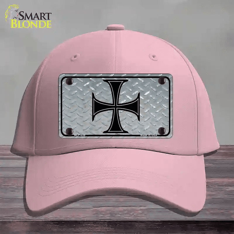 Maltese Cross Novelty License Plate Hat Cotton Pink - Walmart.com