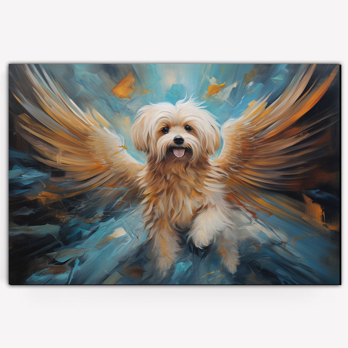 Maltese Dog Memorial Canvas - Dog Breeds Canvas Poster Loss of Dog ...