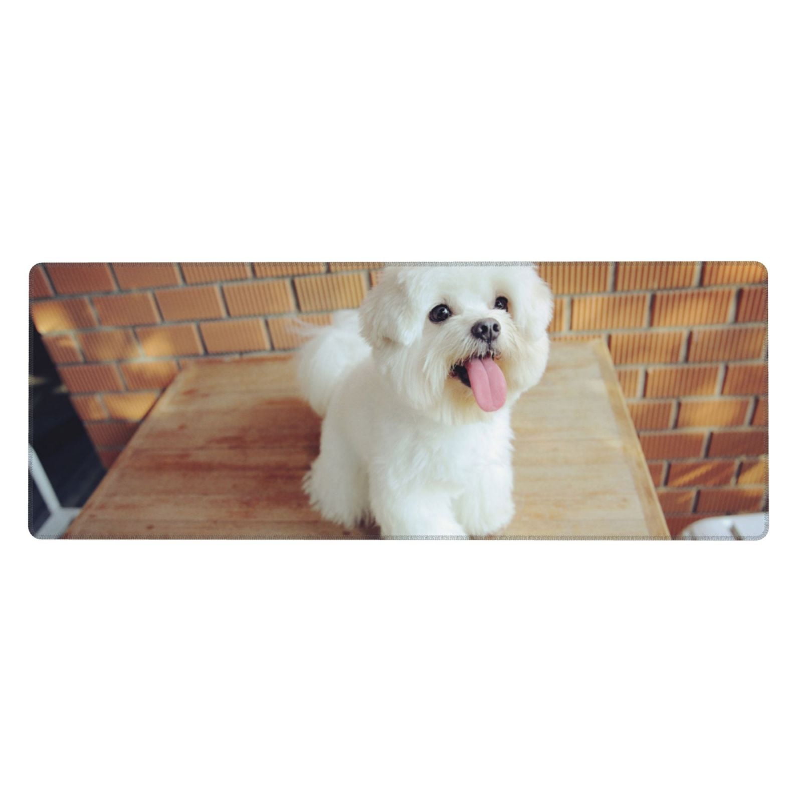 Maltese Dog Mousepad Large Mouse Pad Desk Pad Computer Keyboard Mouse ...
