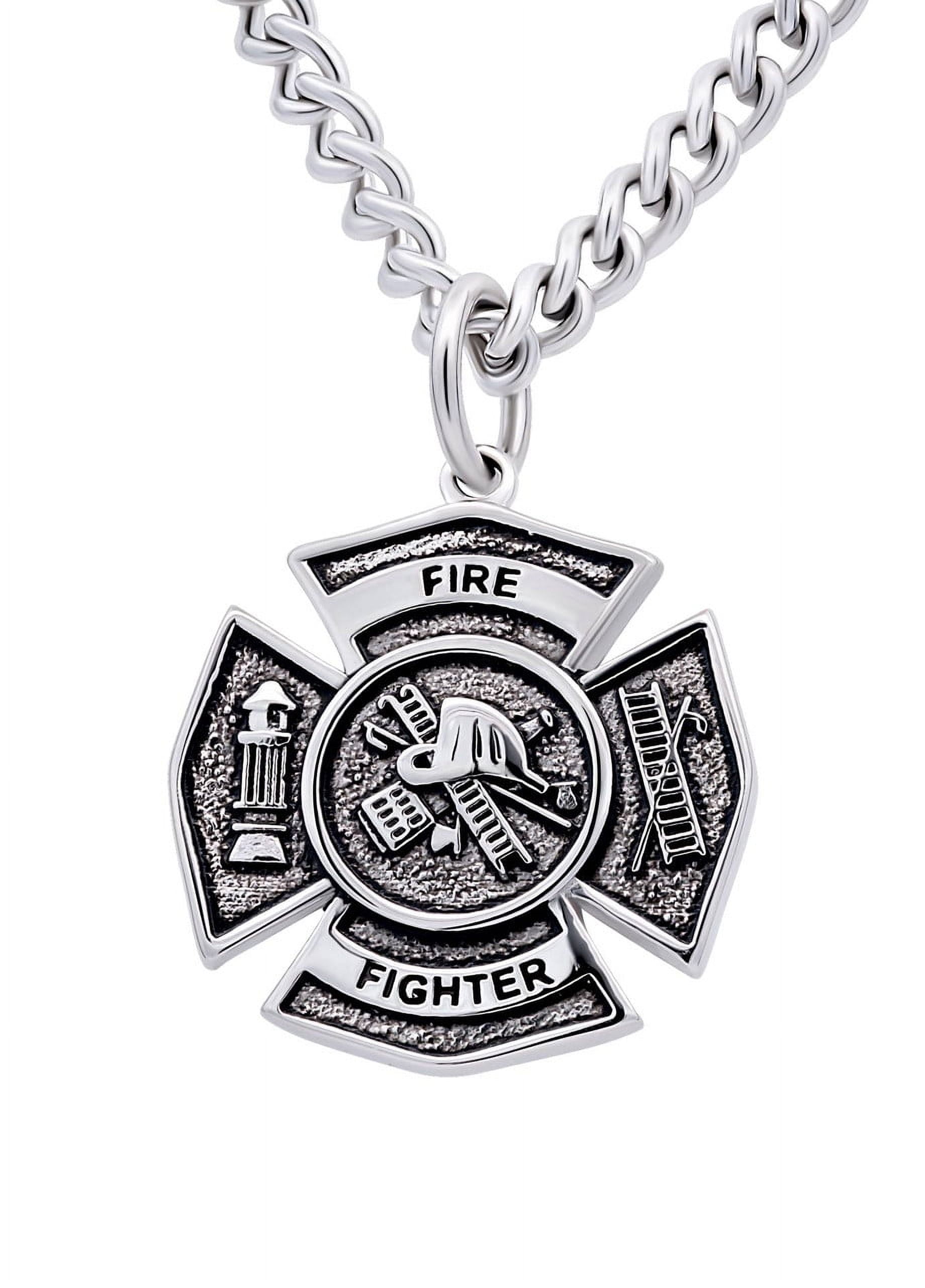 Maltese Firefighter Cross Necklace- Isaiah 6:8 by Shields of Strength ...