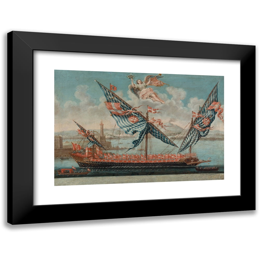 Maltese School 18x14 Black Modern Framed Museum Art Print Titled ...