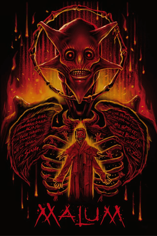 Malum 2023 Poster 24x36 - Horror Thriller, Cult Terror, Supernatural ...