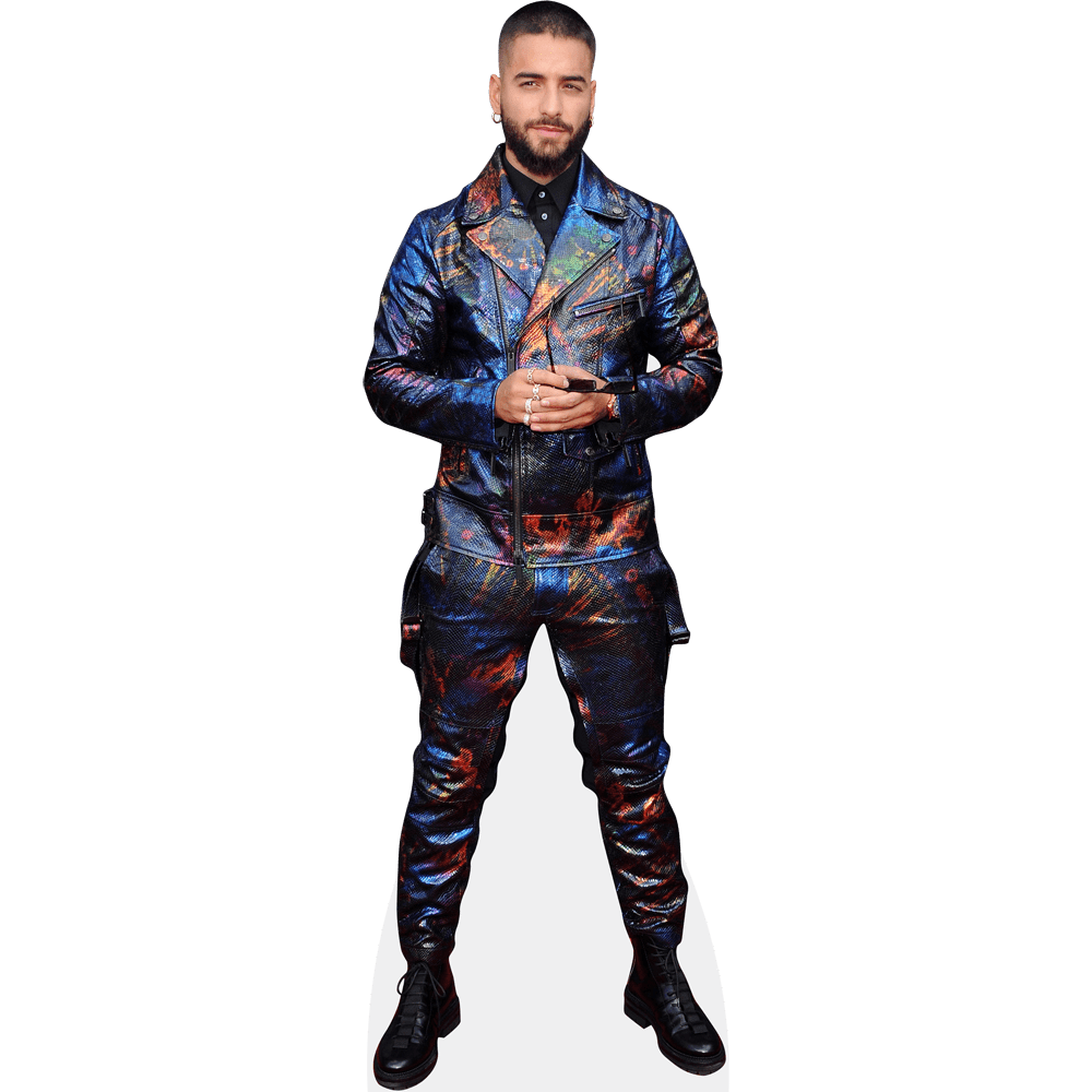 Maluma (Colourful) Mini Cardboard Cutout Standee - Walmart.com