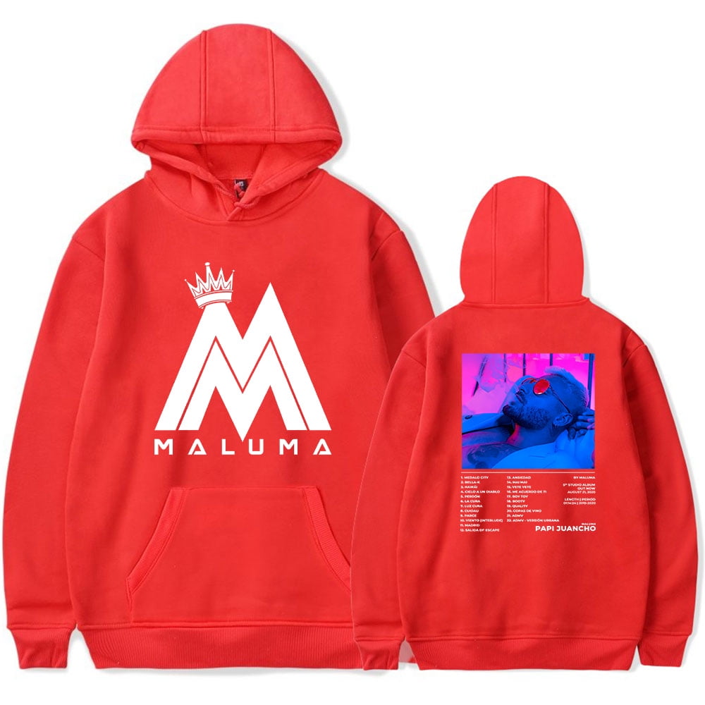 Maluma Medallo en el Mapa 2025 Tour Merch Hoodie Long Sleeve Men Women ...