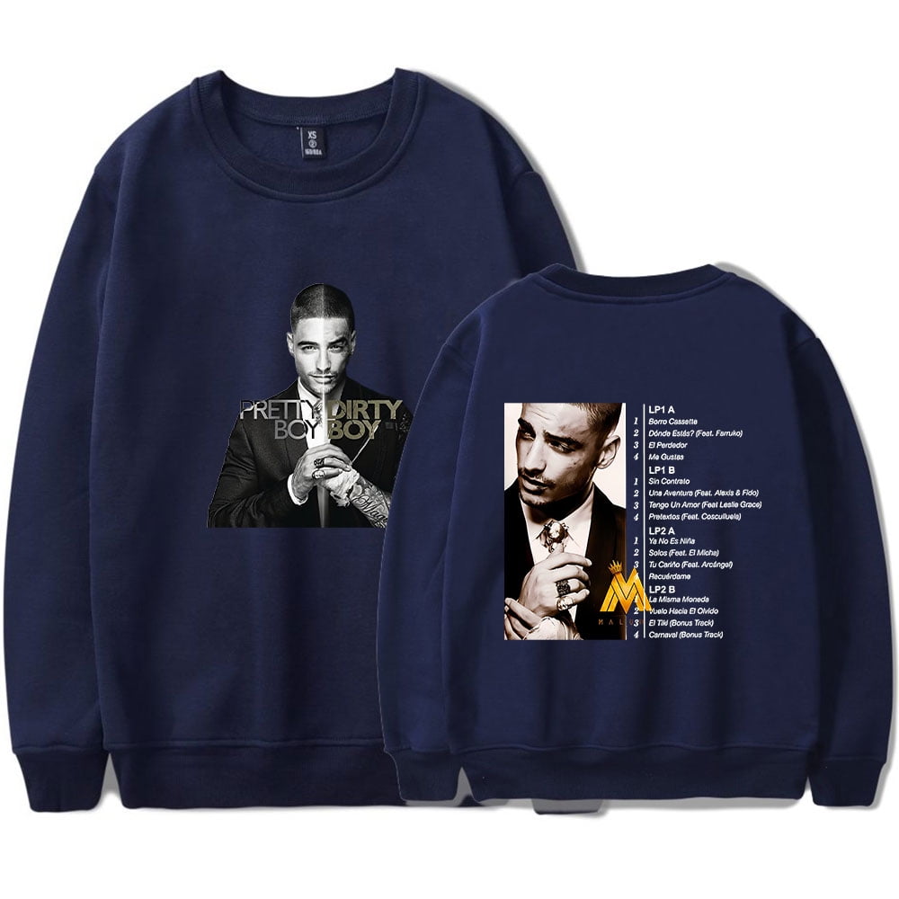 Maluma Medallo en el Mapa 2025 Tour Merch Pullover Long Sleeve Men ...