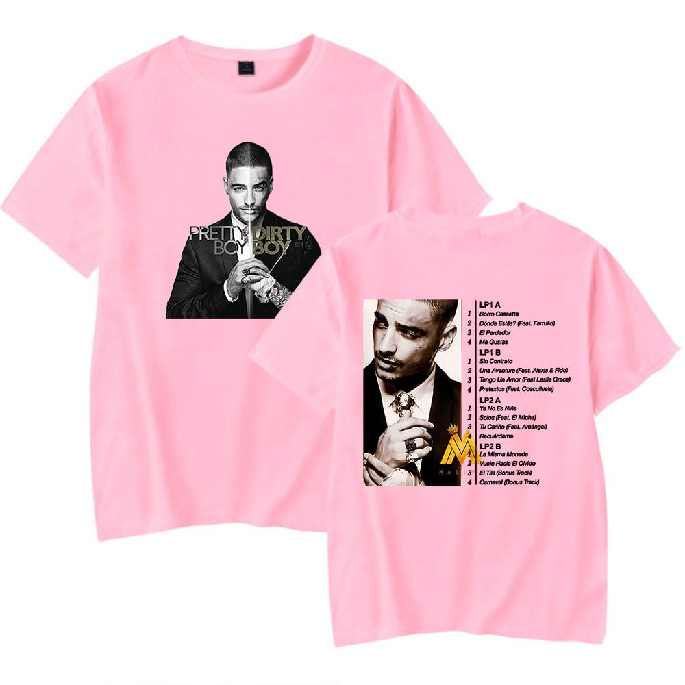 Maluma Medallo en el Mapa 2025 Tour Merch T-Shirt Short Sleeve Men ...