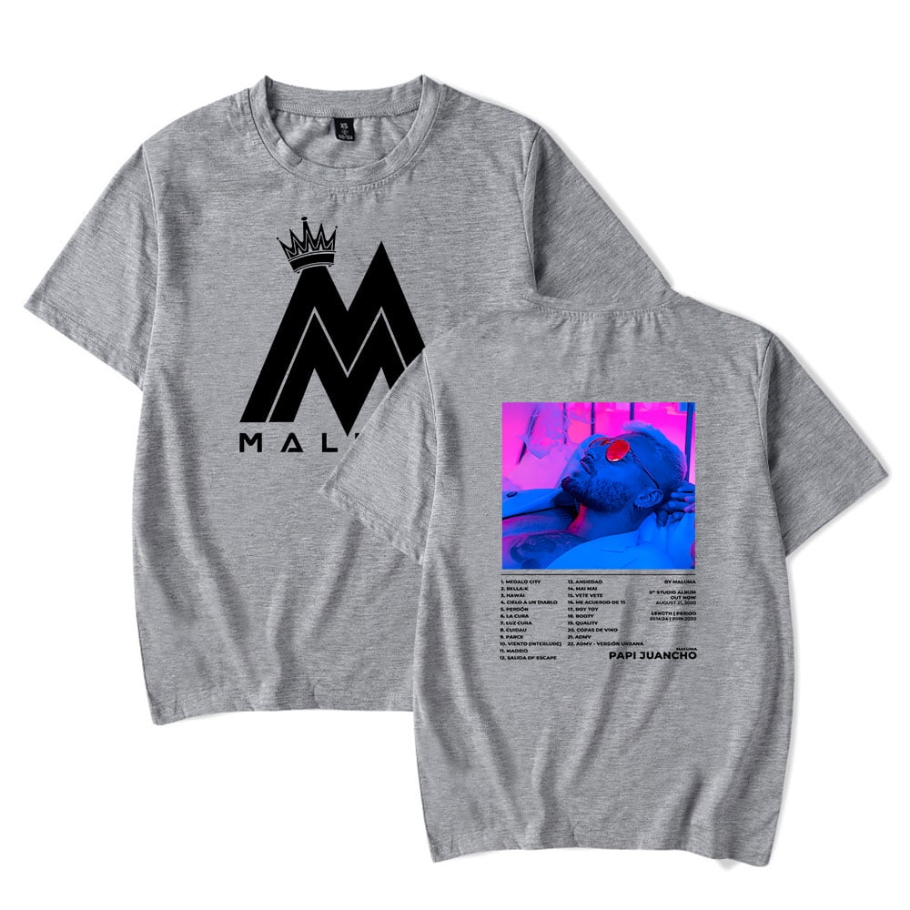 Maluma Medallo en el Mapa 2025 Tour Merch T-Shirt Short Sleeve Men ...
