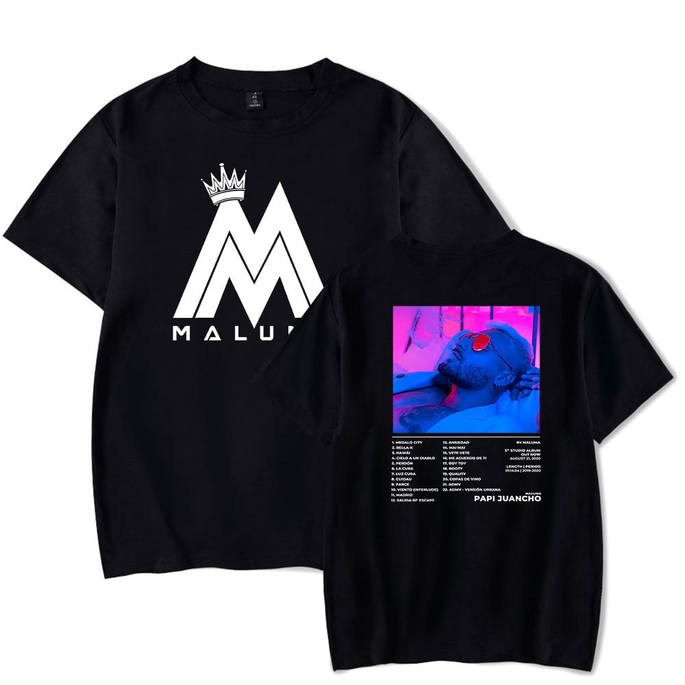 Maluma Medallo en el Mapa 2025 Tour Merch T-Shirt Short Sleeve Men ...