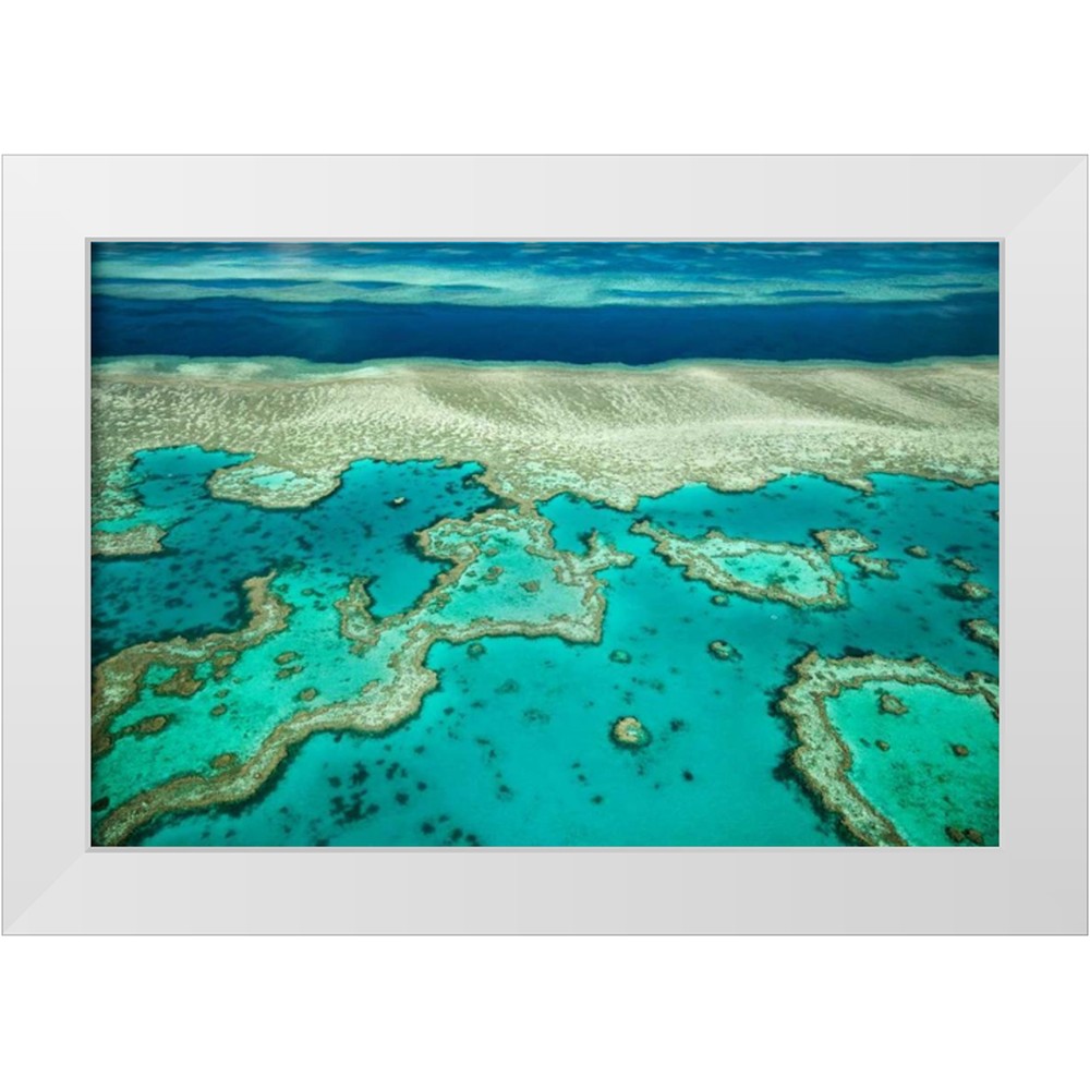Malvin, Larry 14x11 White Modern Wood Framed Museum Art Print Titled ...