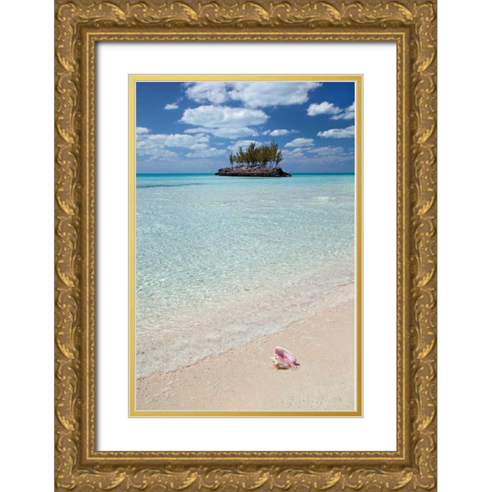 Malvin, Larry 17x24 Gold Ornate Wood Framed with Double Matting Museum ...