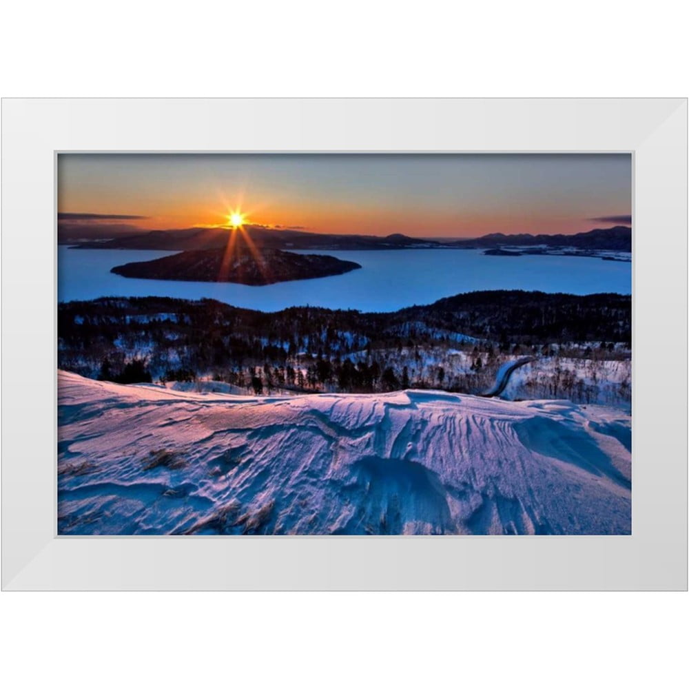 Malvin, Larry 18x13 White Modern Wood Framed Museum Art Print Titled ...