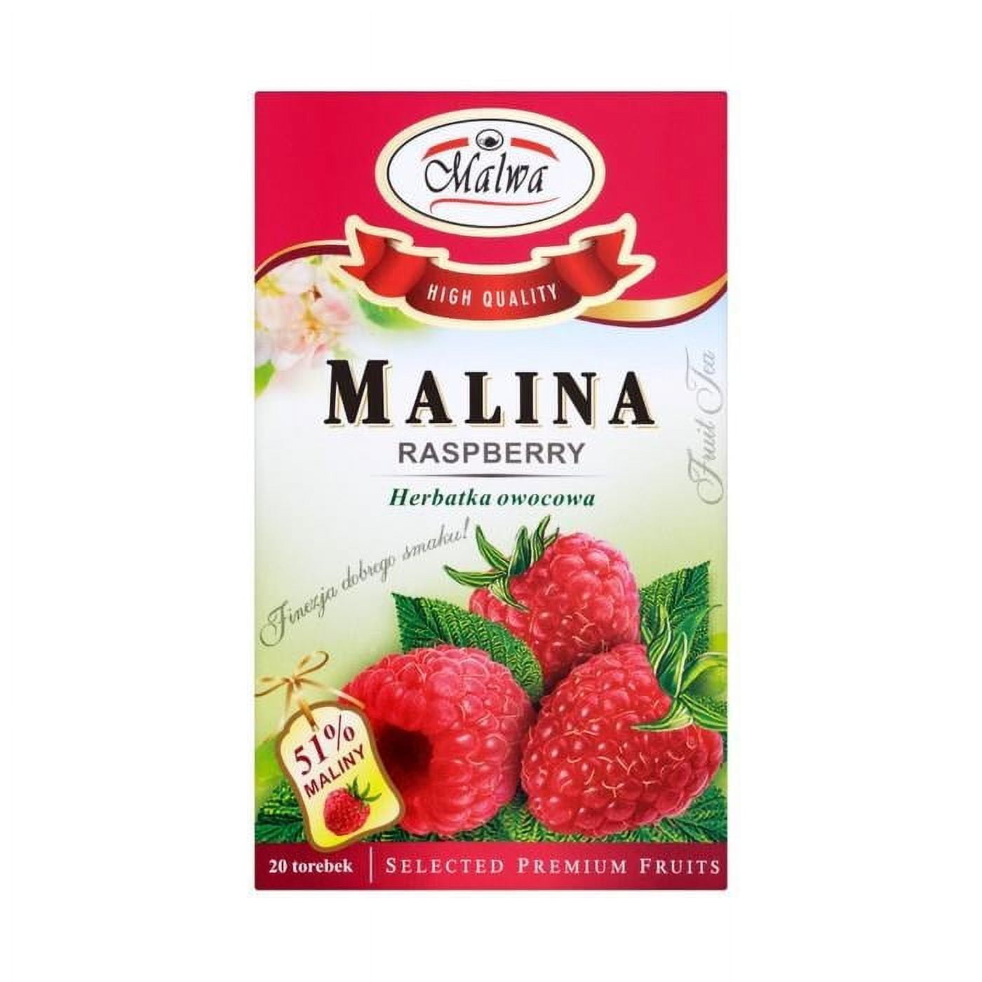 Malwa Raspberry Tea 20 teabags (40 g) - Walmart.com