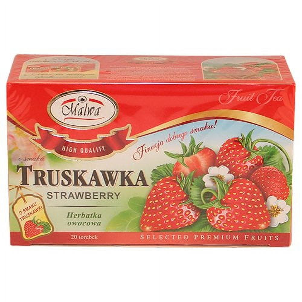 Malwa Strawberry Fruit Tea 40g 20 teabags - Walmart.com