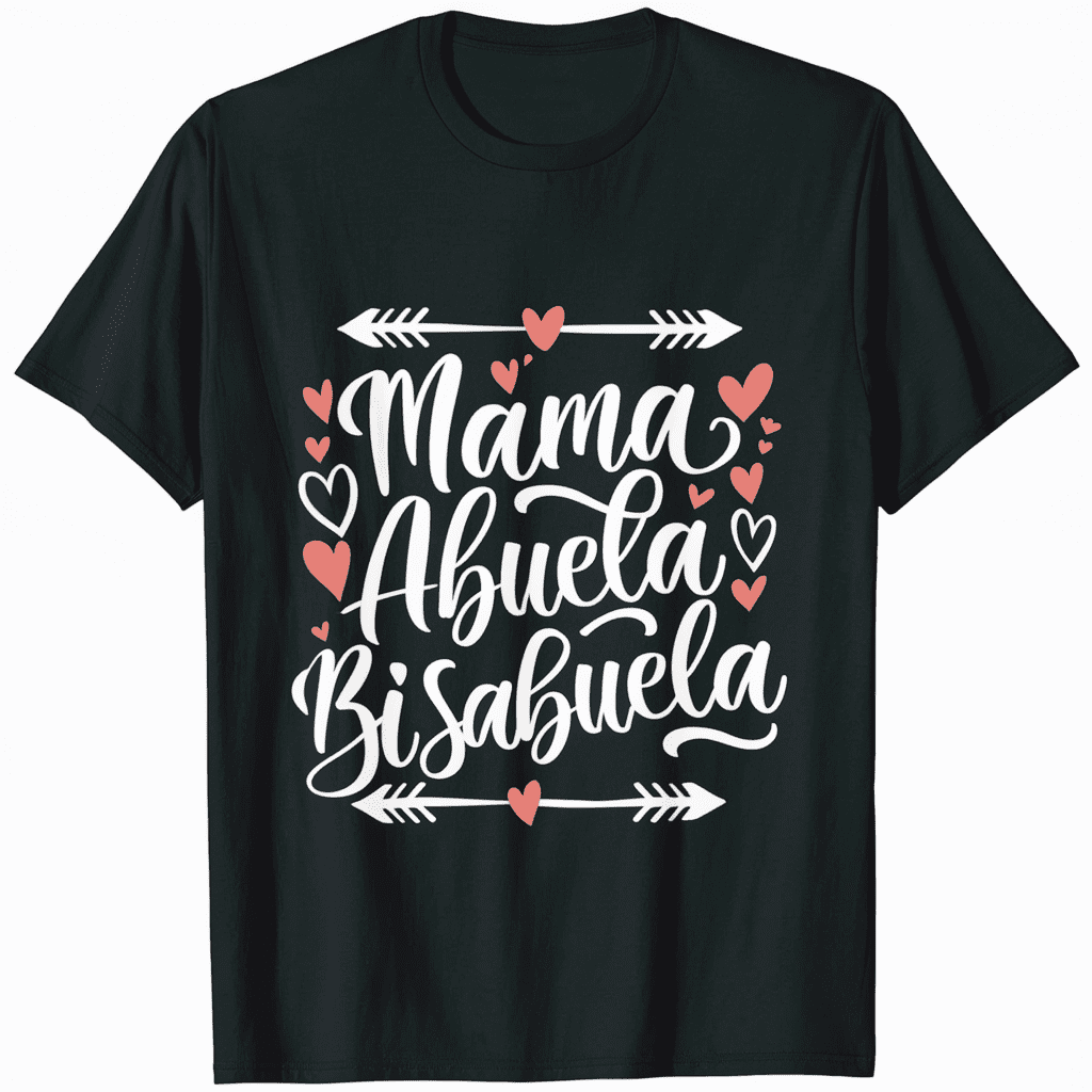 Mama Abuela Bisabuela Great Grandma Bisabuela T-Shirt - Walmart.com