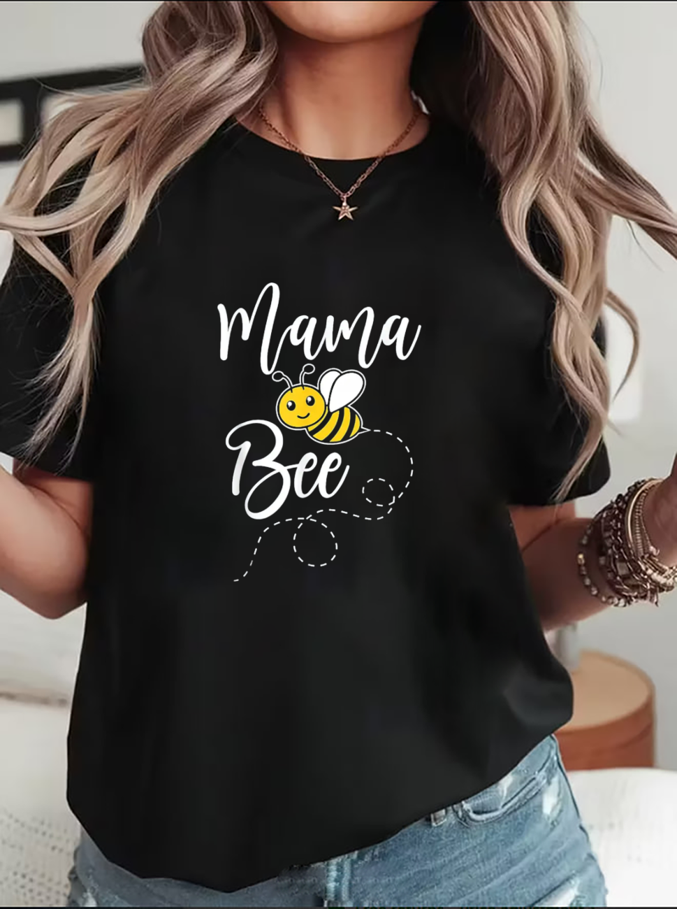 Mama Bee Day Girl Hive Family Matching Birthday Sweet Unisex T-Shirt ...