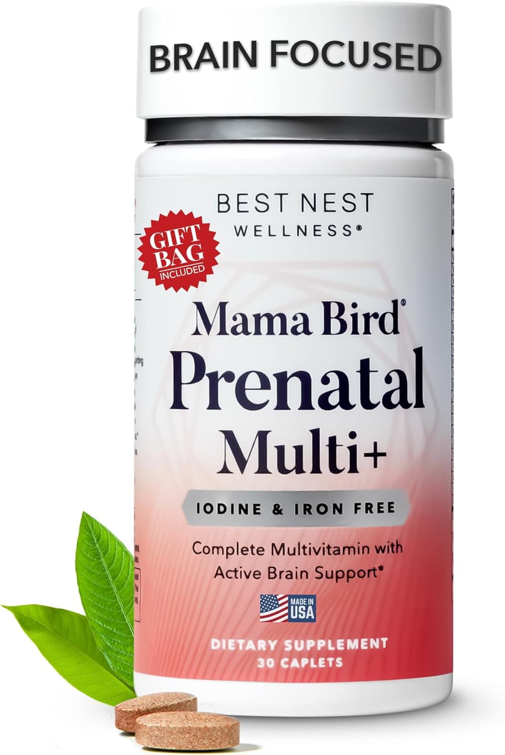 Best Nest Wellness Mama Bird Iron Free Prenatal Vitamins - No Iodine ...