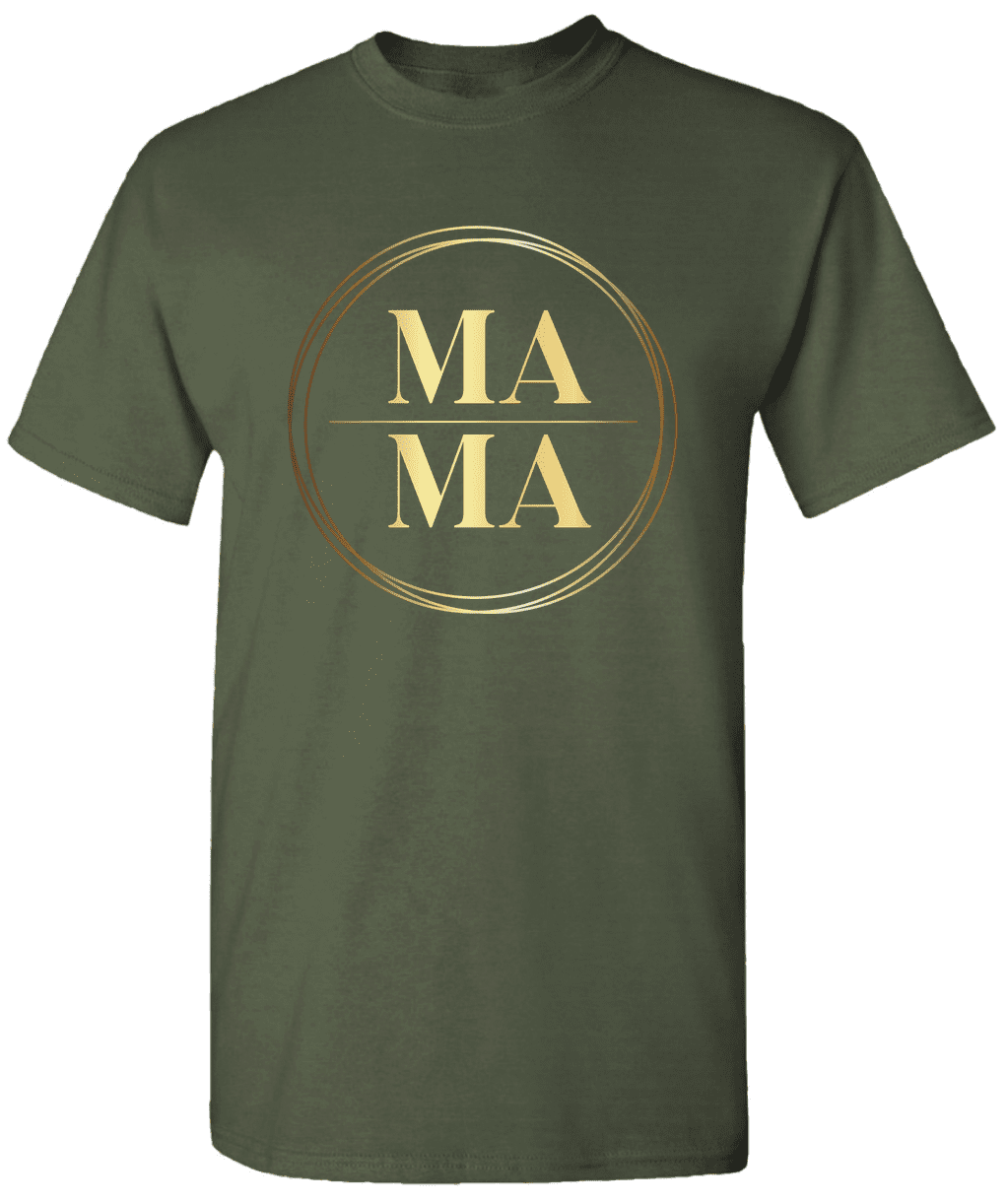 Mama Circle Gold Mom Life T-Shirt Funny Mom Shirt Sayings Mothers Day ...