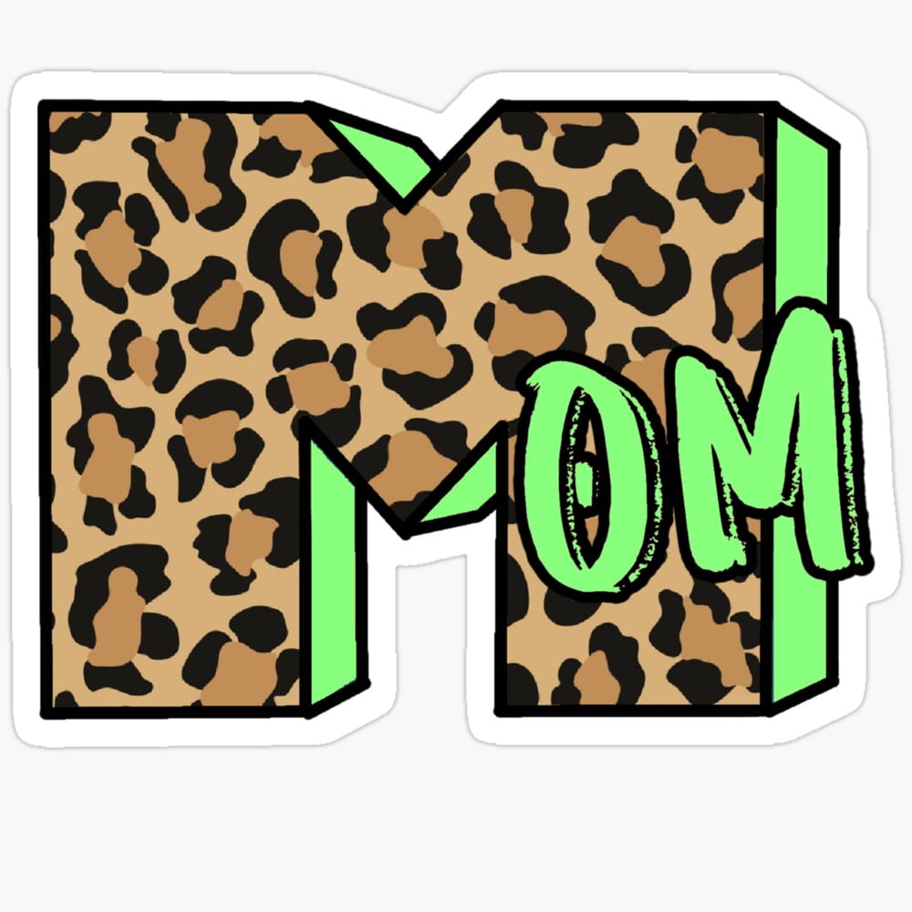 Mama Cute Mom Life Cheetah Print Mother Mama Moms Gift Son Daughter ...